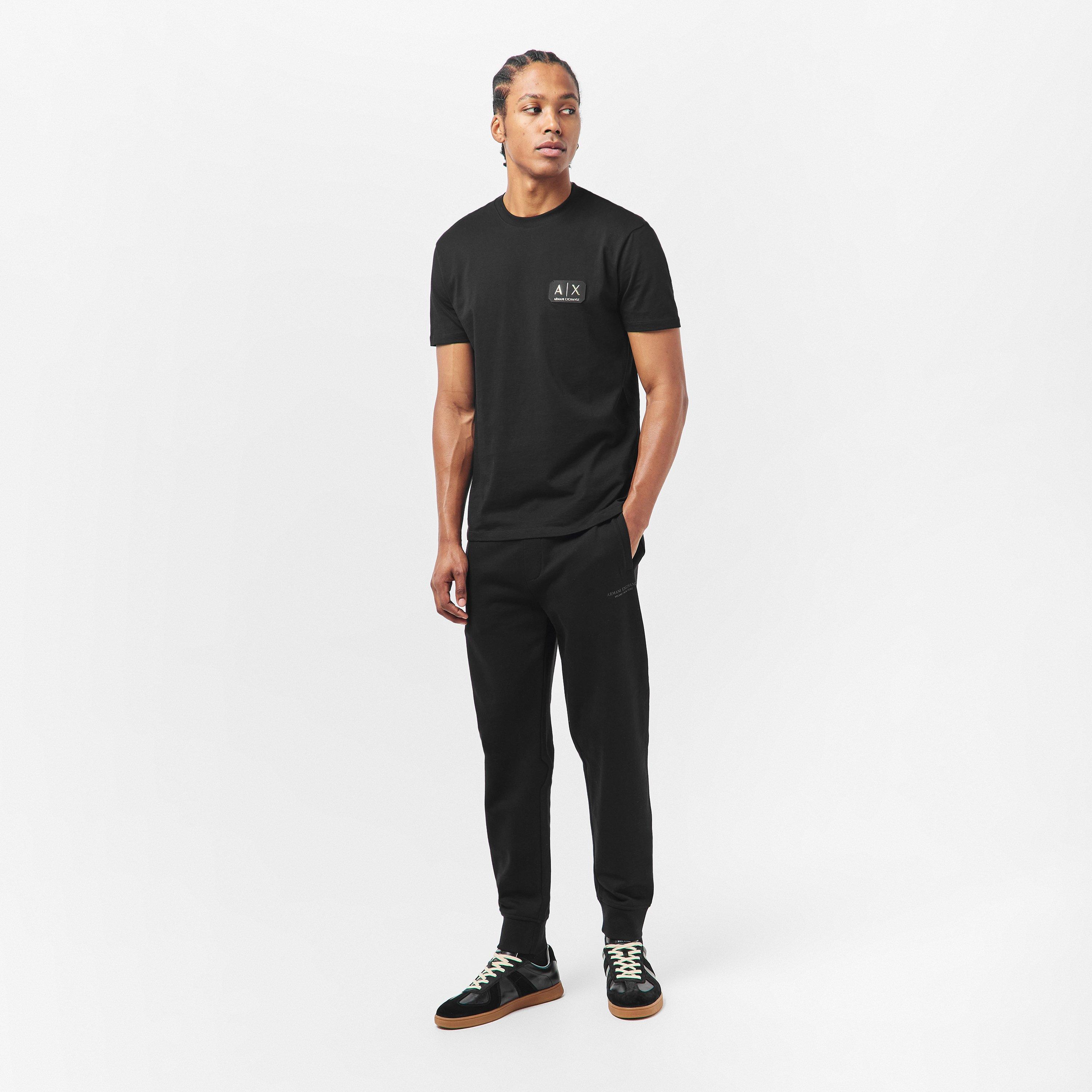 Armani Exchange Men's AX Badge Large T-Shirt | Sports Direct