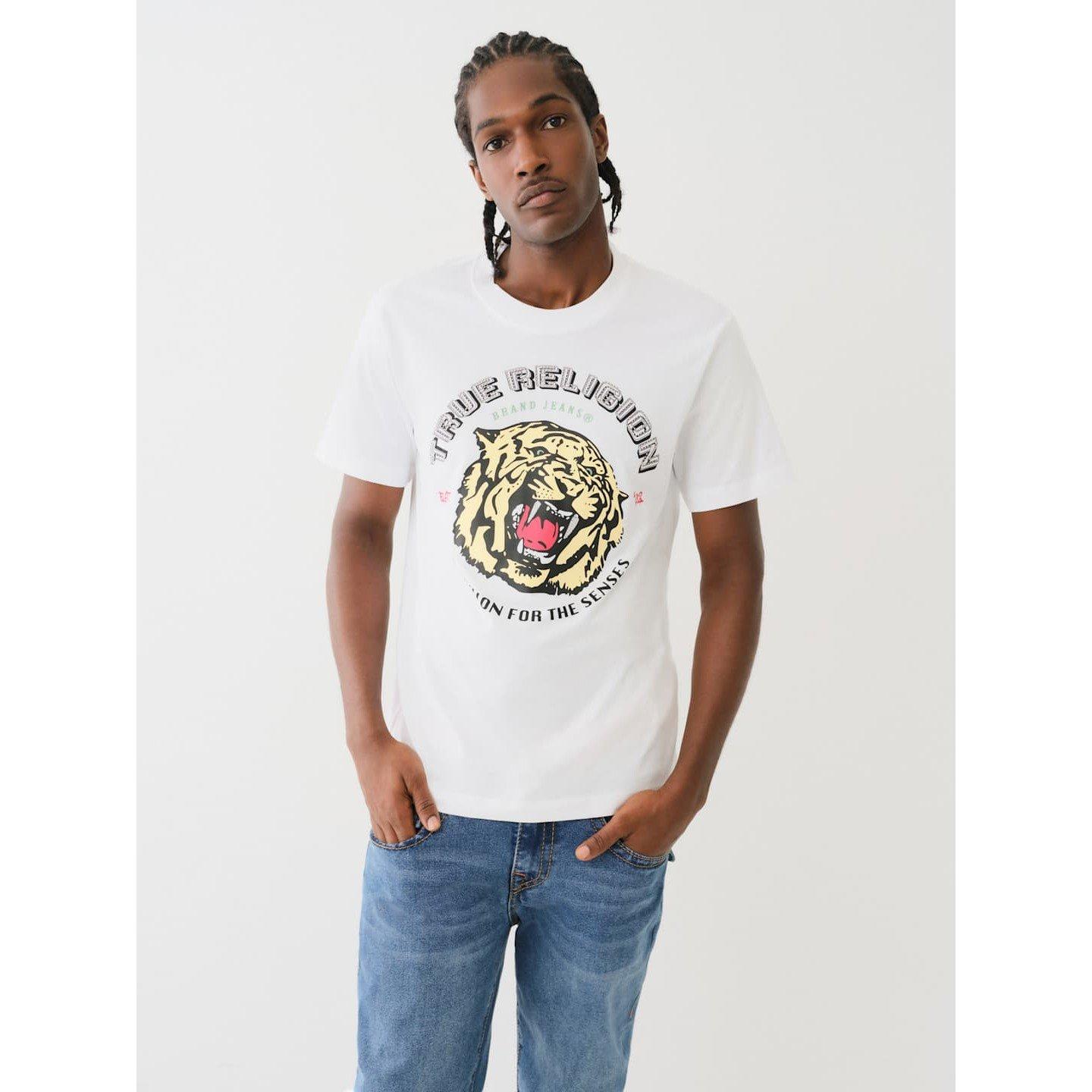 True Religion | Tiger Face Regular Fit T-Shirt | Regular Fit T-Shirts ...