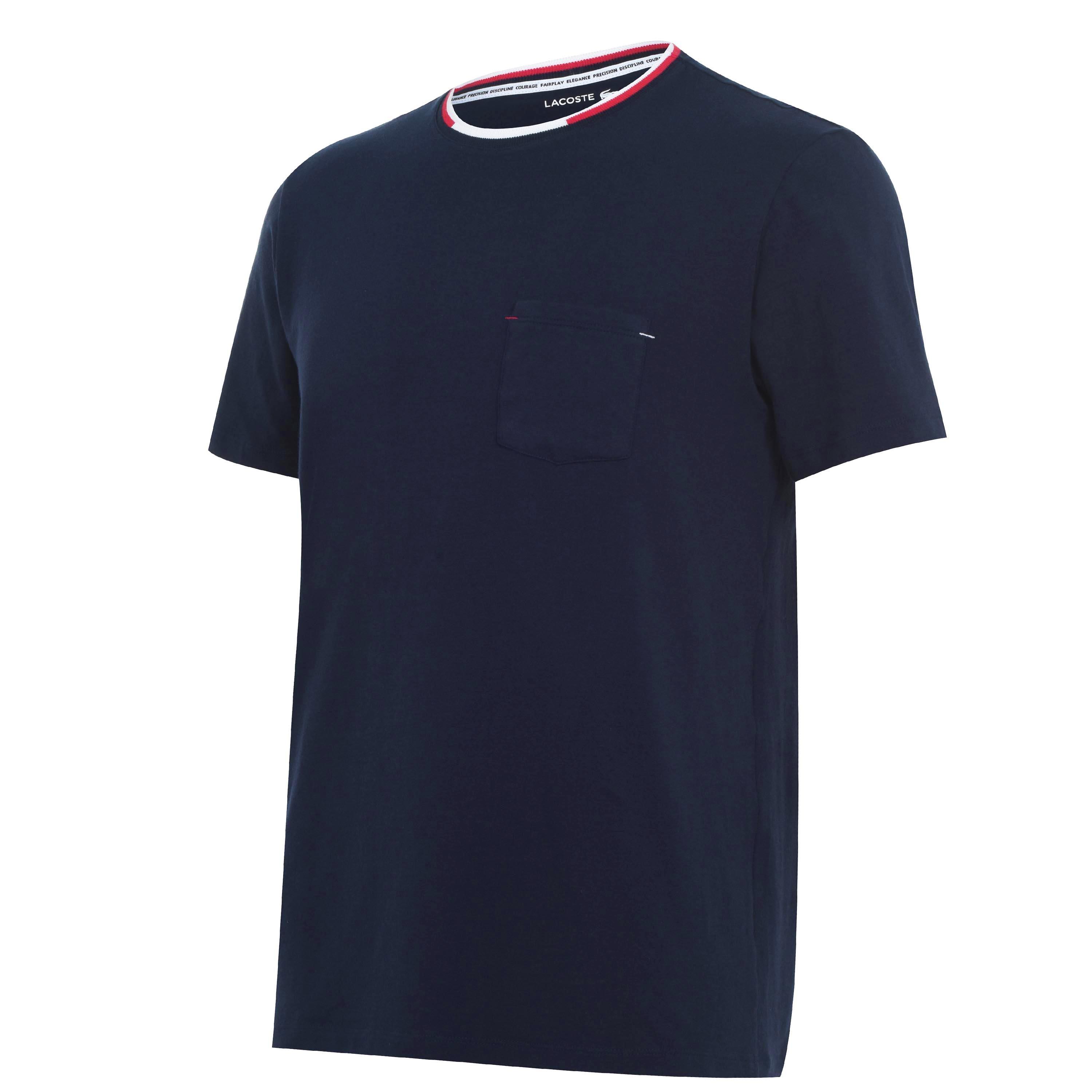 Lacoste Lacoste French T Shirt Hauts de pyjama a manches courtes Sports Direct