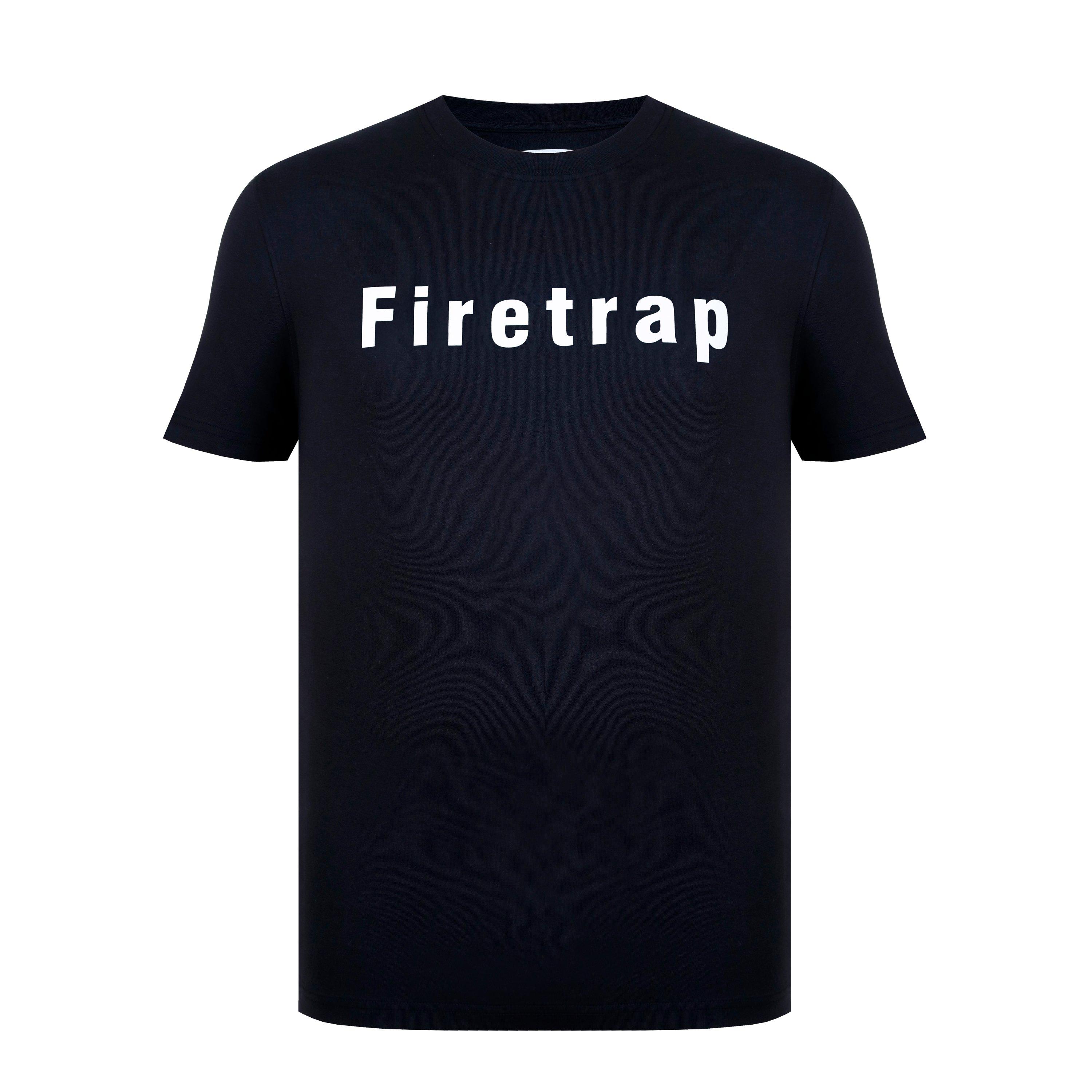 Firetrap | Large Logo T Shirt Mens | Regular Fit T-Shirts | Sports ...