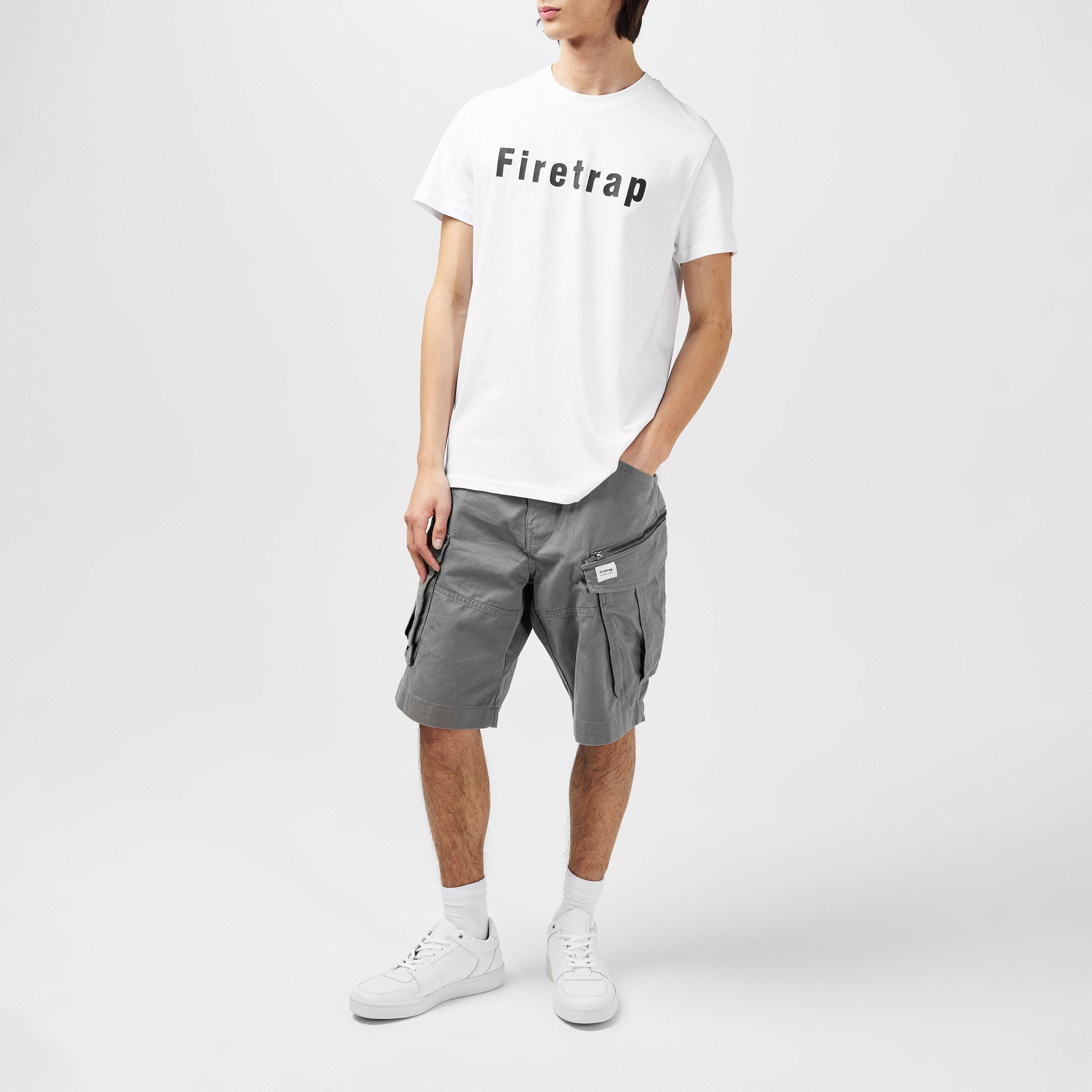 Firetrap | Large Logo T-Shirt Mens | Regular Fit T-Shirts | Sports ...