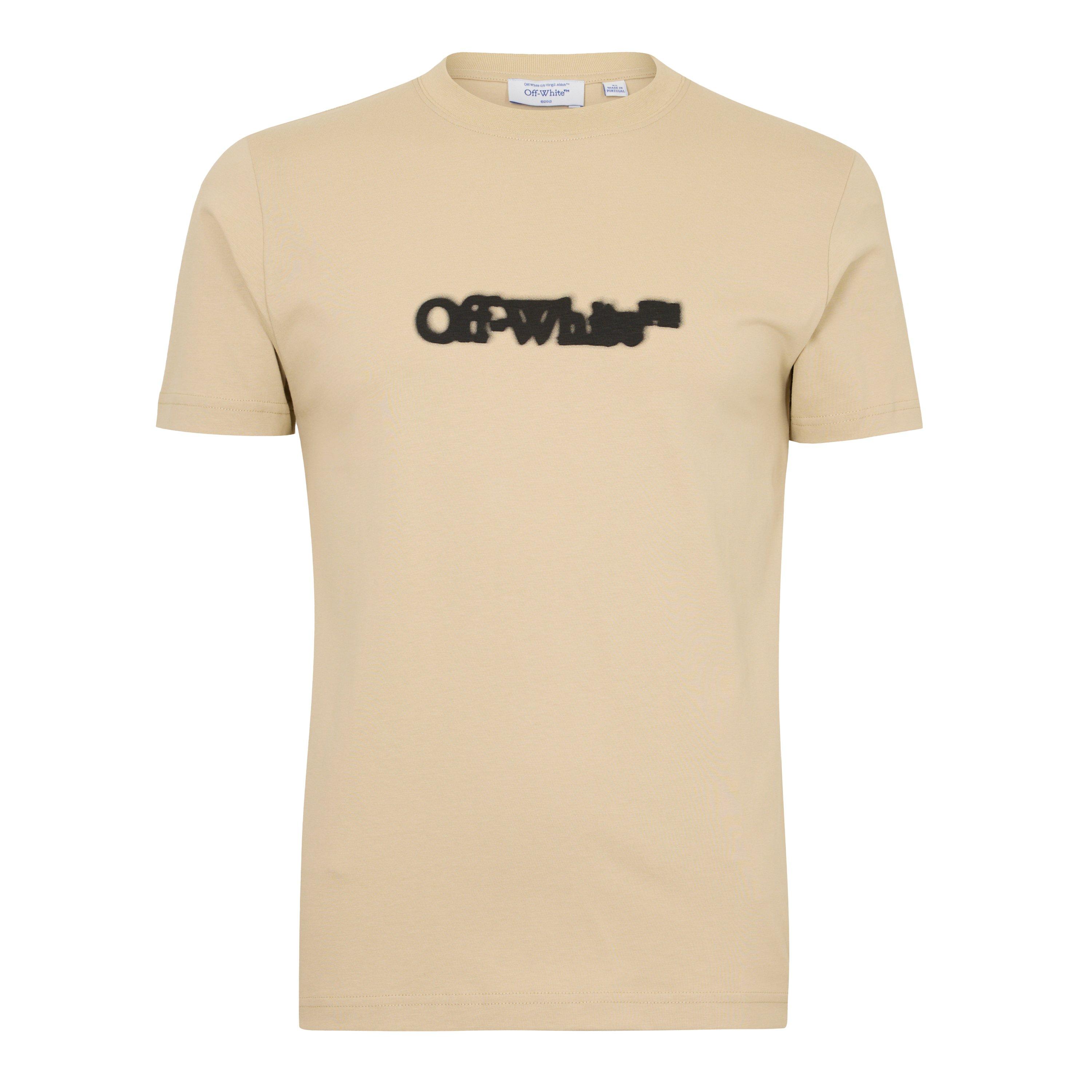 Off White Men's Spray Arrow Arrow Logo Print T-Shirt | Flannels