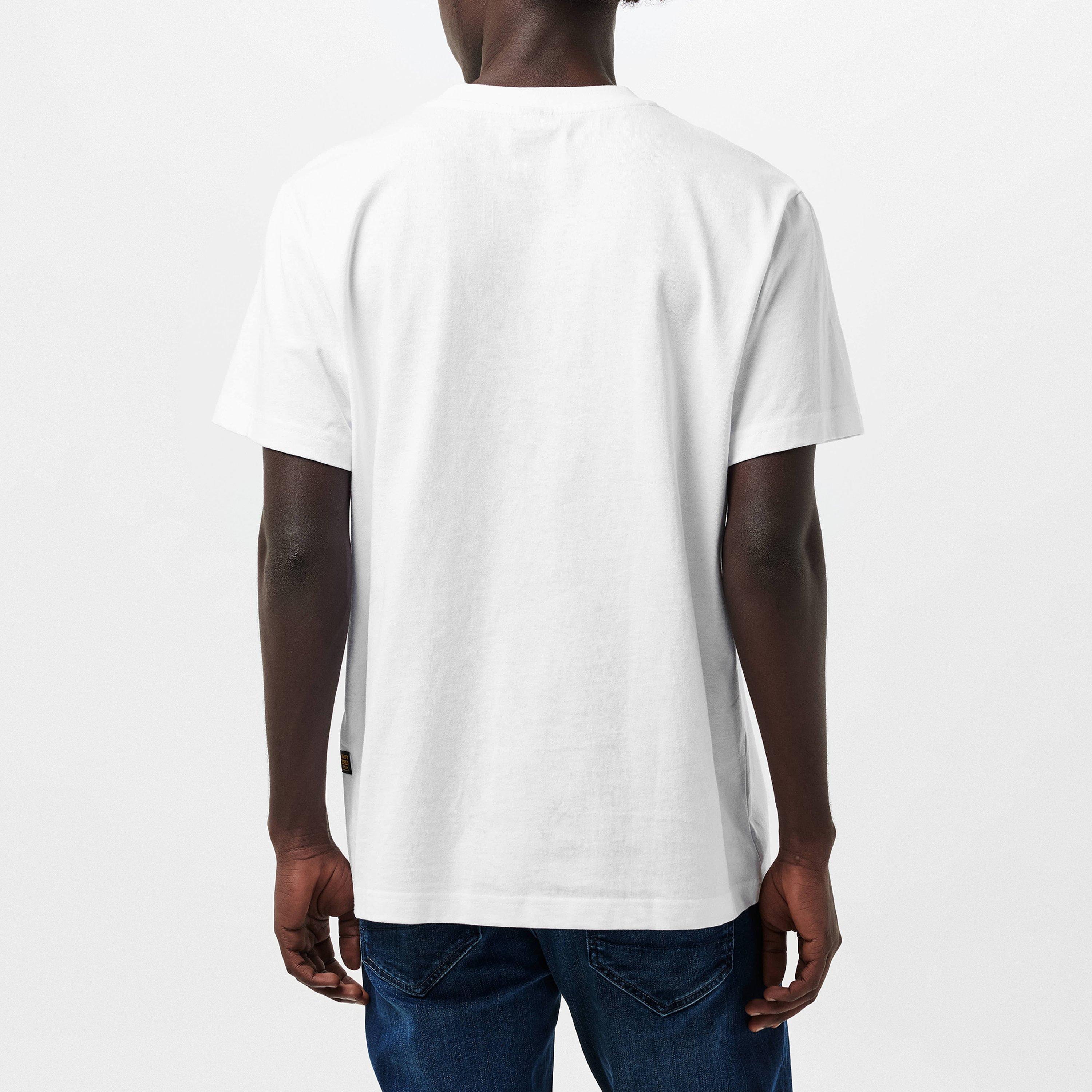 G Star | Cursive T-Shirt | Regular Fit T-Shirts | USC