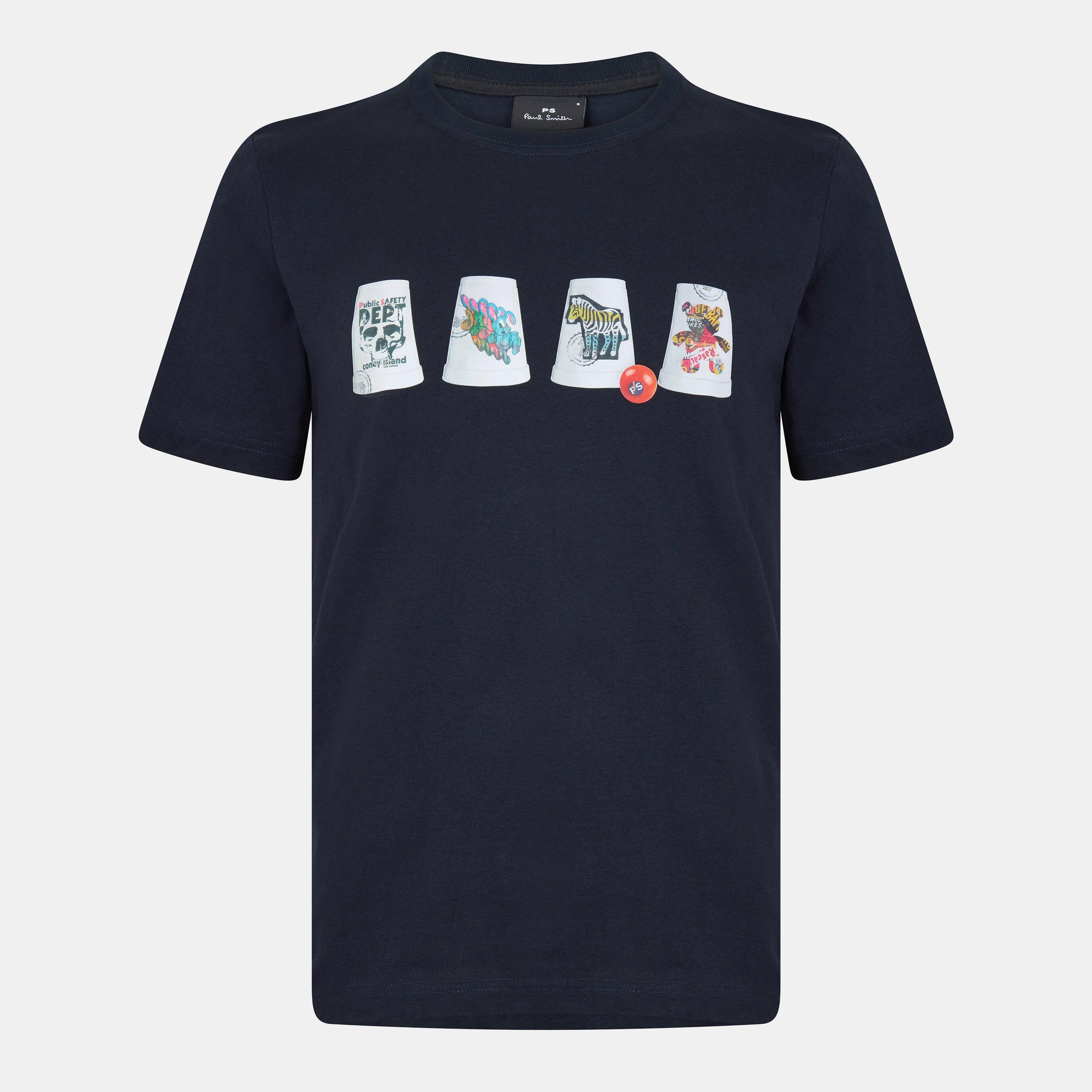 PS Paul Smith | Men's Cups Regular Fit T-Shirt | Regular Fit T-Shirts ...