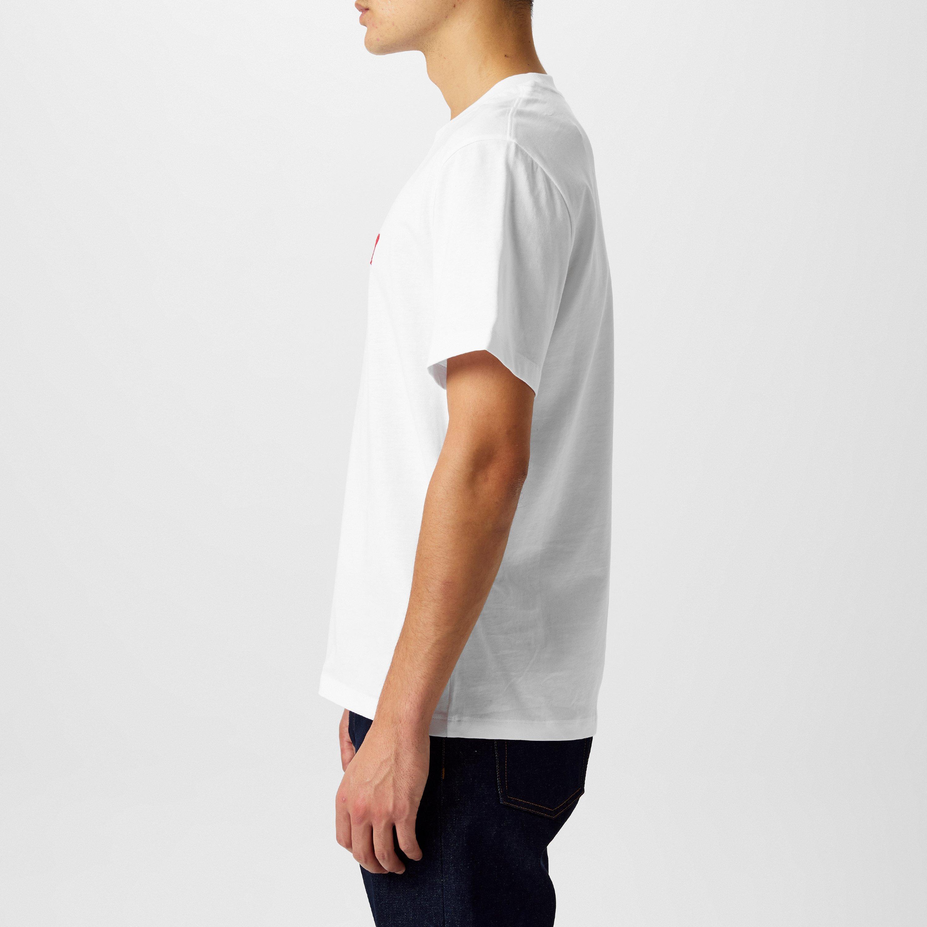 Ami Paris | Men's De Coeur Cotton Short Sleeve Crew Neck T-Shirt ...