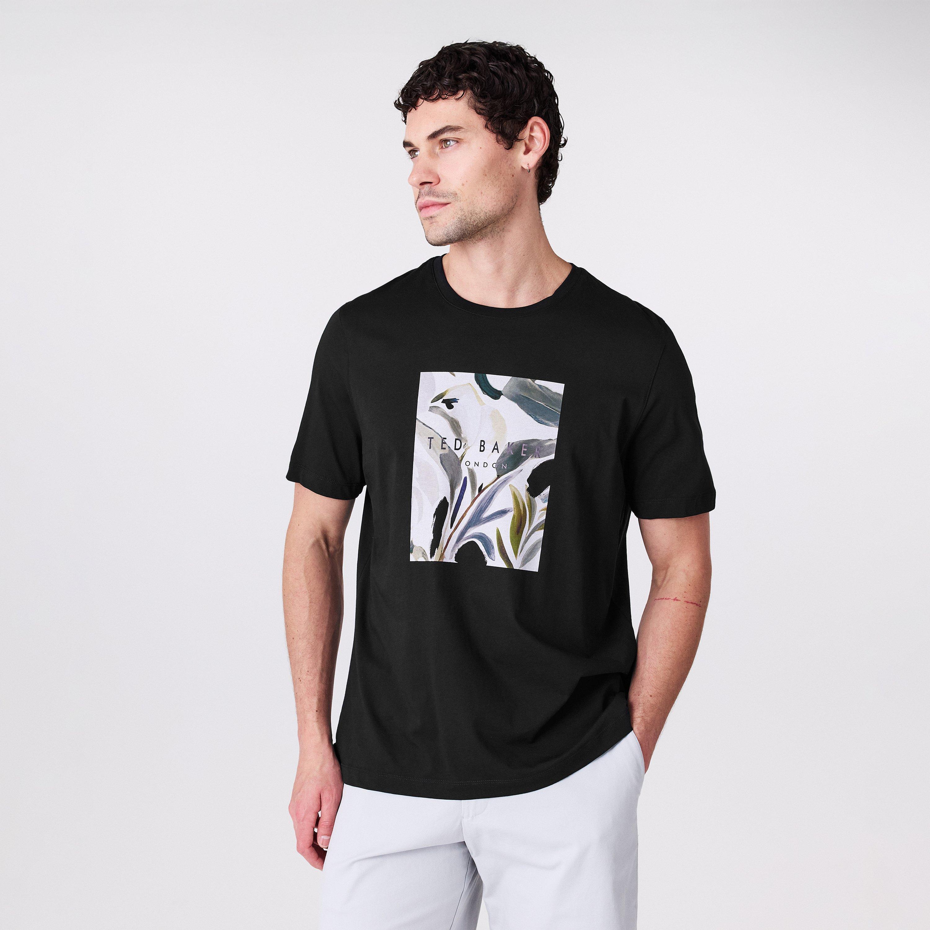 Ted Baker | Men's Box Print Regular Fit T-Shirt | Regular Fit T-Shirts ...
