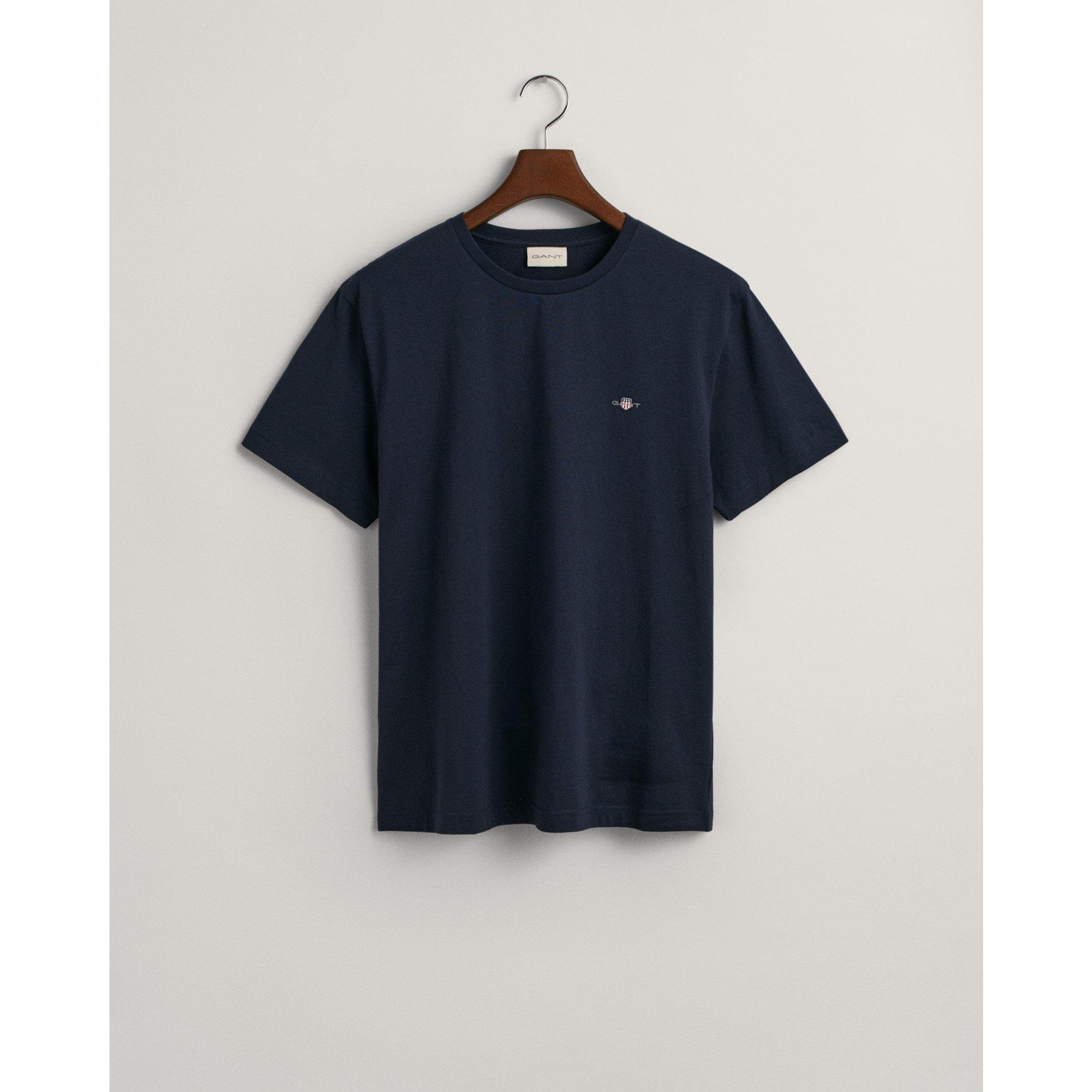 Gant | Men's Shield Graphic Cotton Short Sleeve T-Shirt | Regular Fit T ...