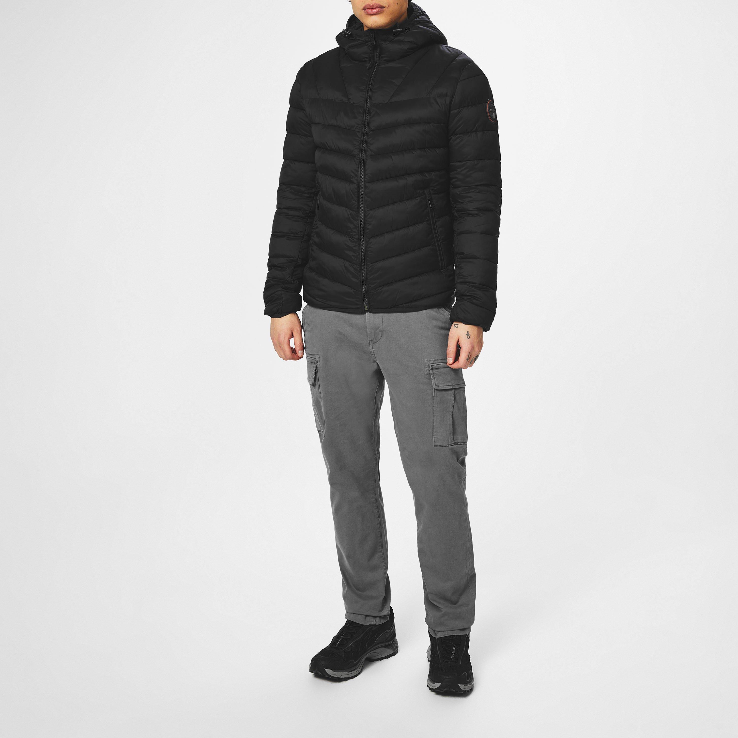 Napapijri | Aerons Water Resistant Hooded Long Sleeve Short Puffer ...