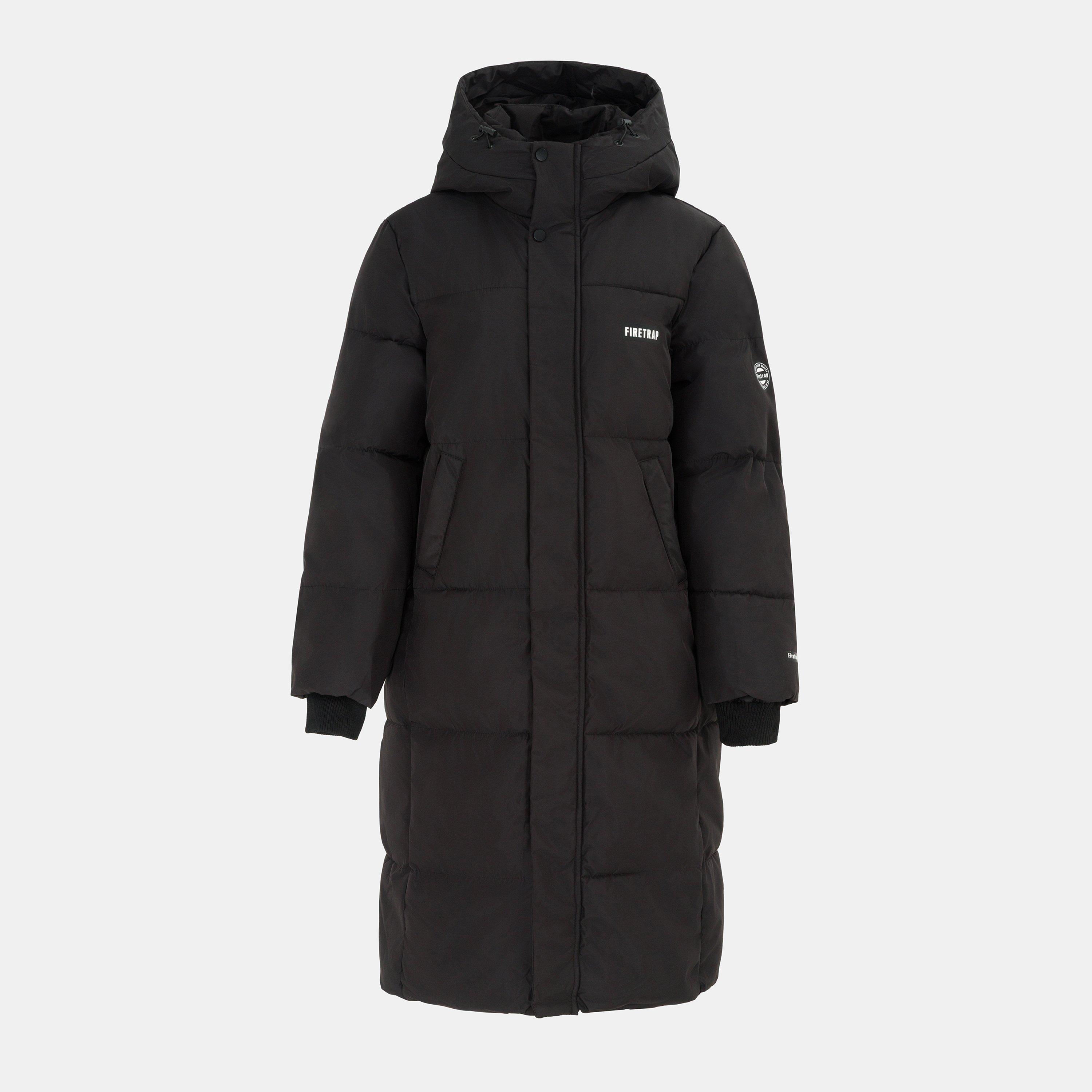 Firetrap Long padding jacket Ladies | Sports Direct