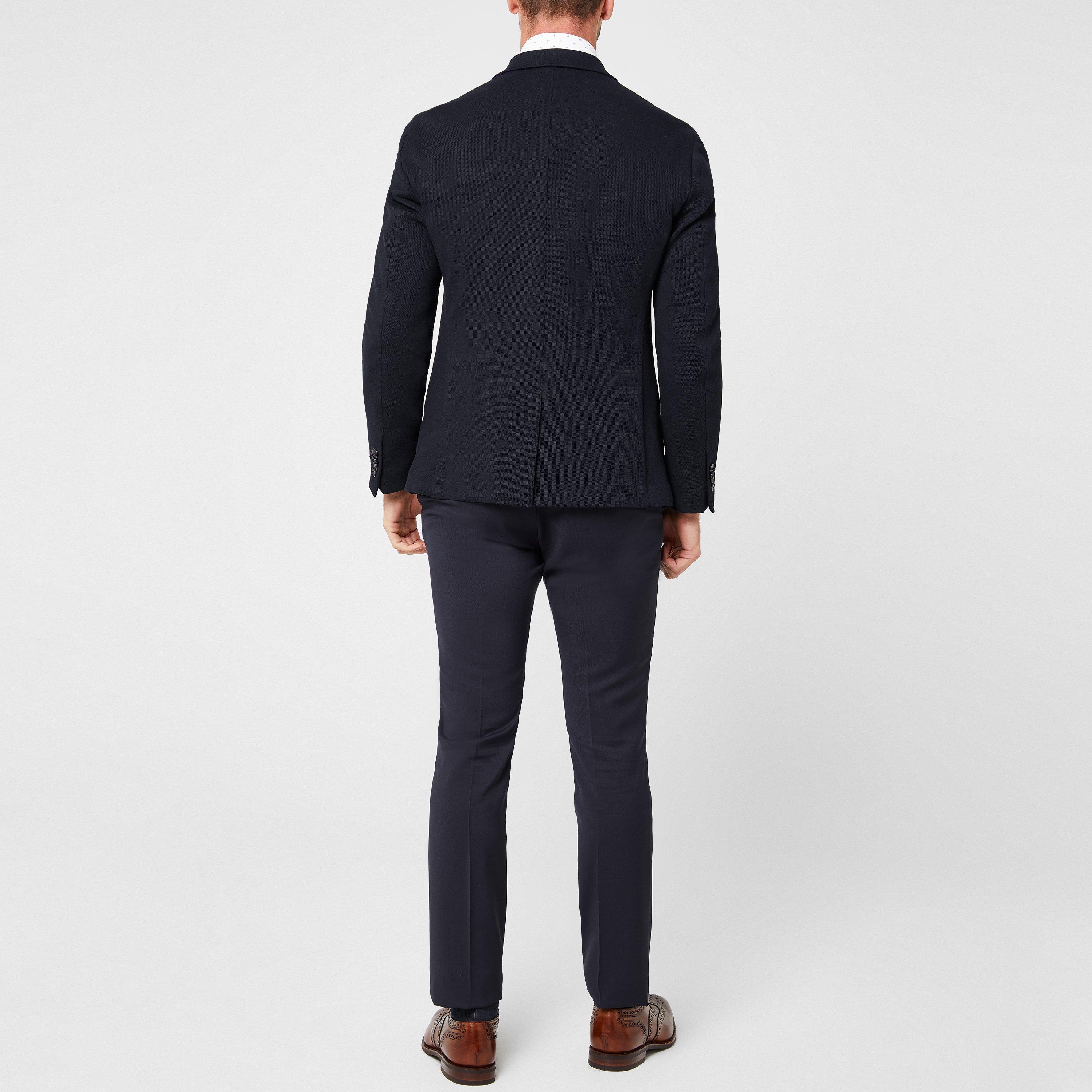 Without Prejudice | Men's Henson Wool Long Sleeve Slim Fit Blazer ...