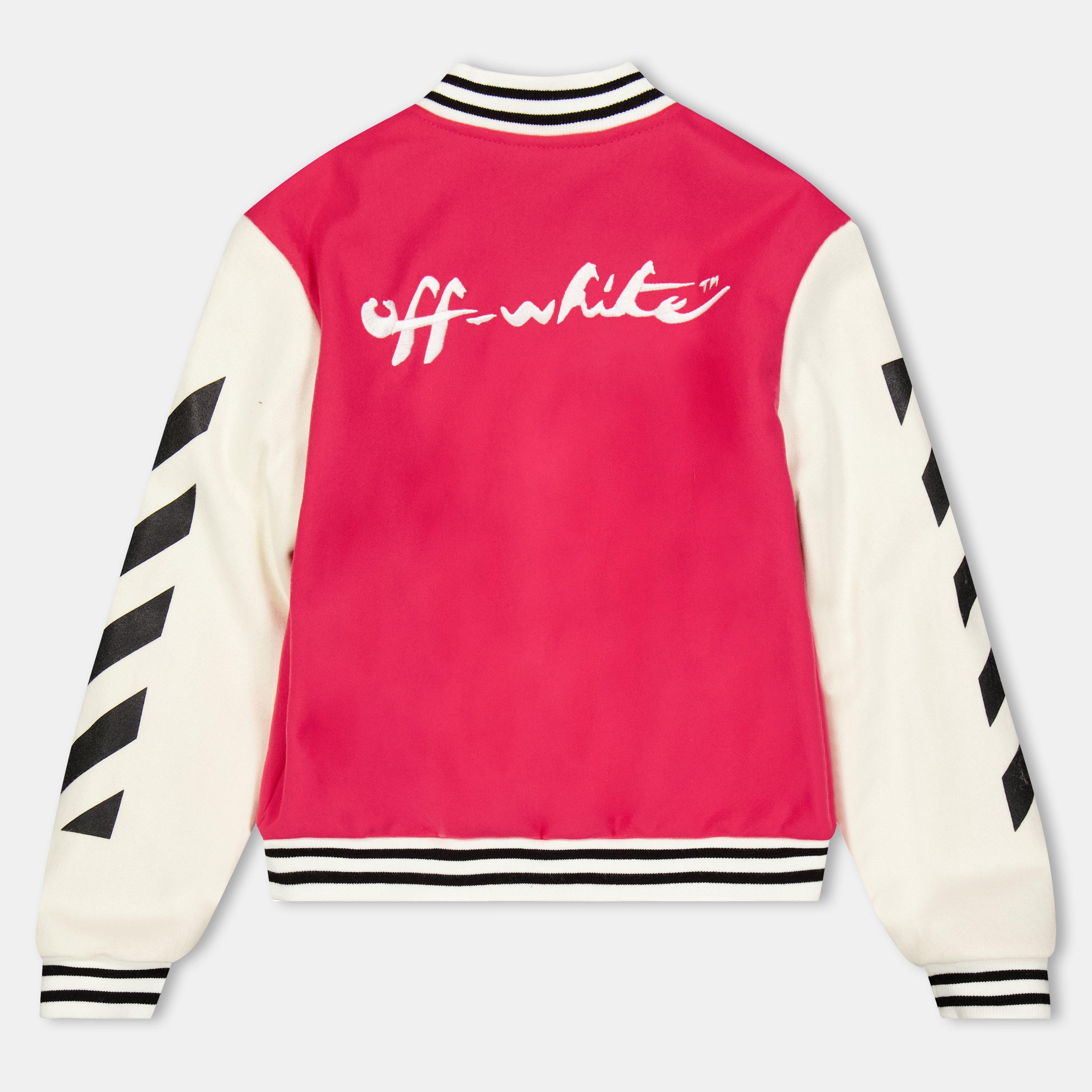 Off White | Kids' Off-White Water-Resistant Thermal Short Puffer Jacket ...