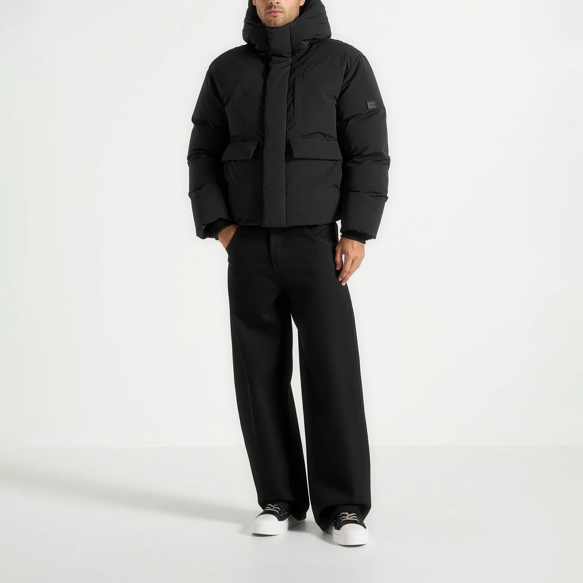 Maniere De Voir | Adults Minimal Raglan Puffer Jacket | Medium Puffer ...
