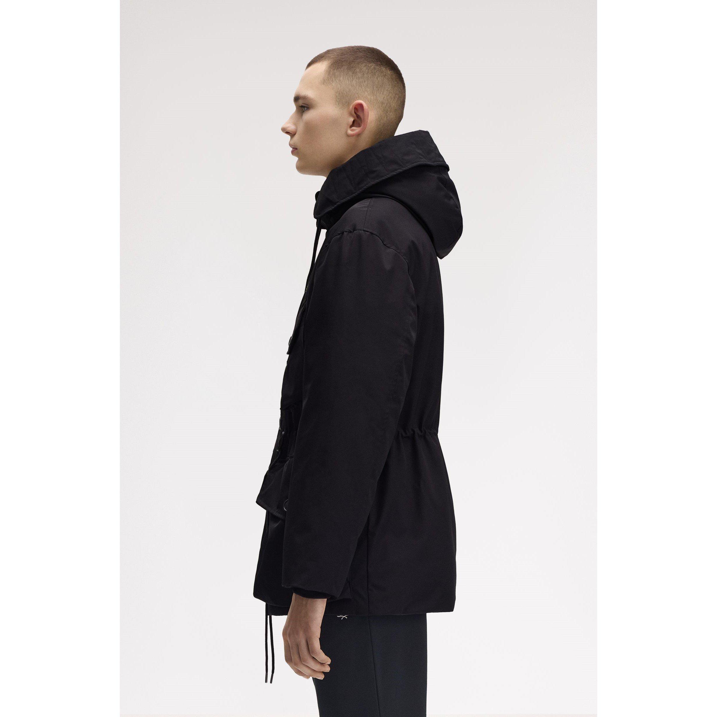 Fred Perry | Men's Patch Puffer Hooded Thigh Length Parka | Parka Jackets | FRASERS