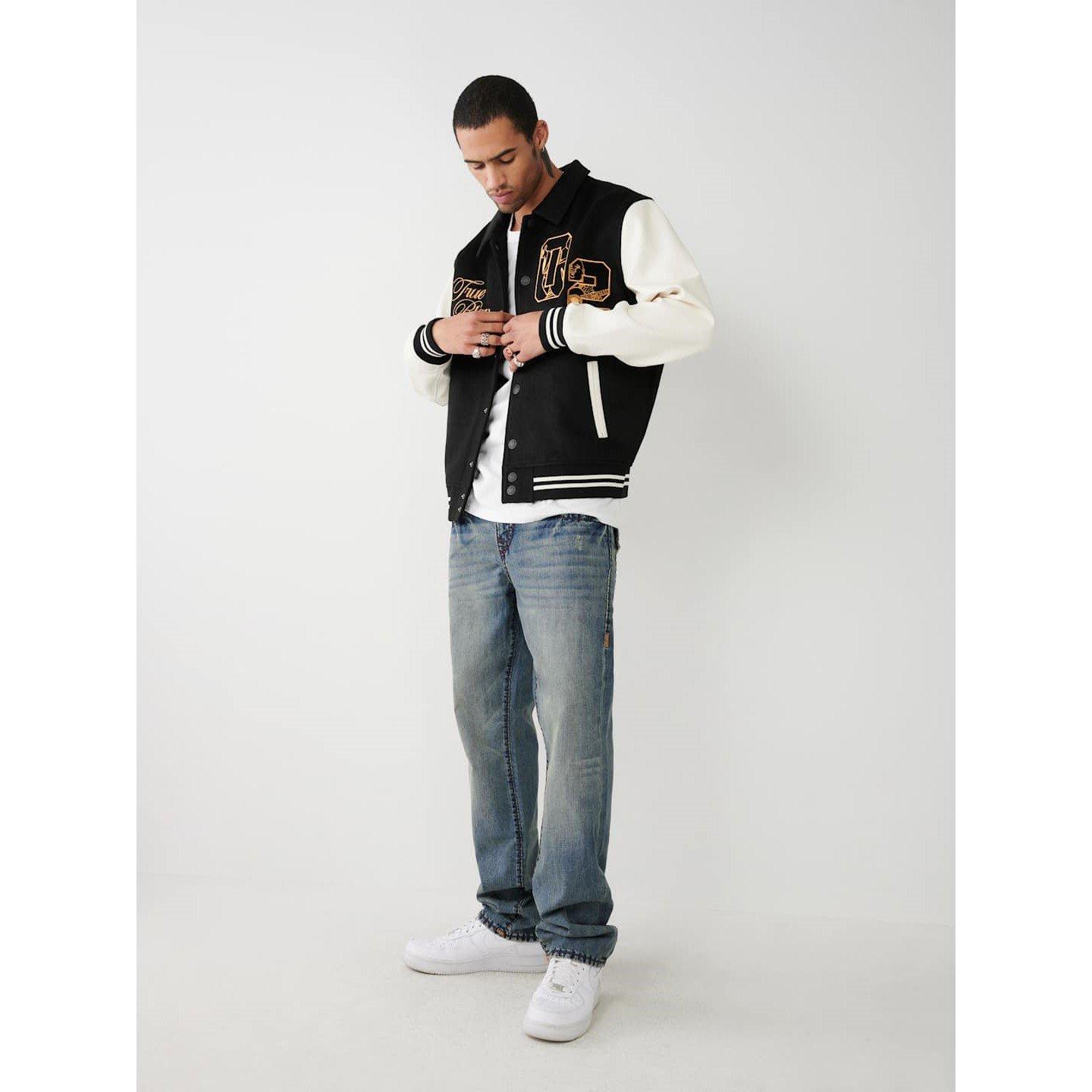True Religion | TR Varsity Jacket Mens | Varsity Jackets | Sports Direct