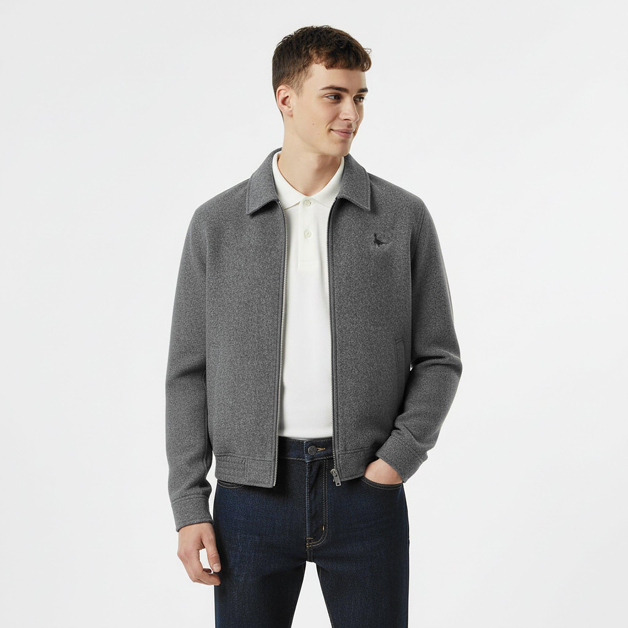 Jack Wills Men's York Wool Long Sleeve Bomber Jacket | FRASERS