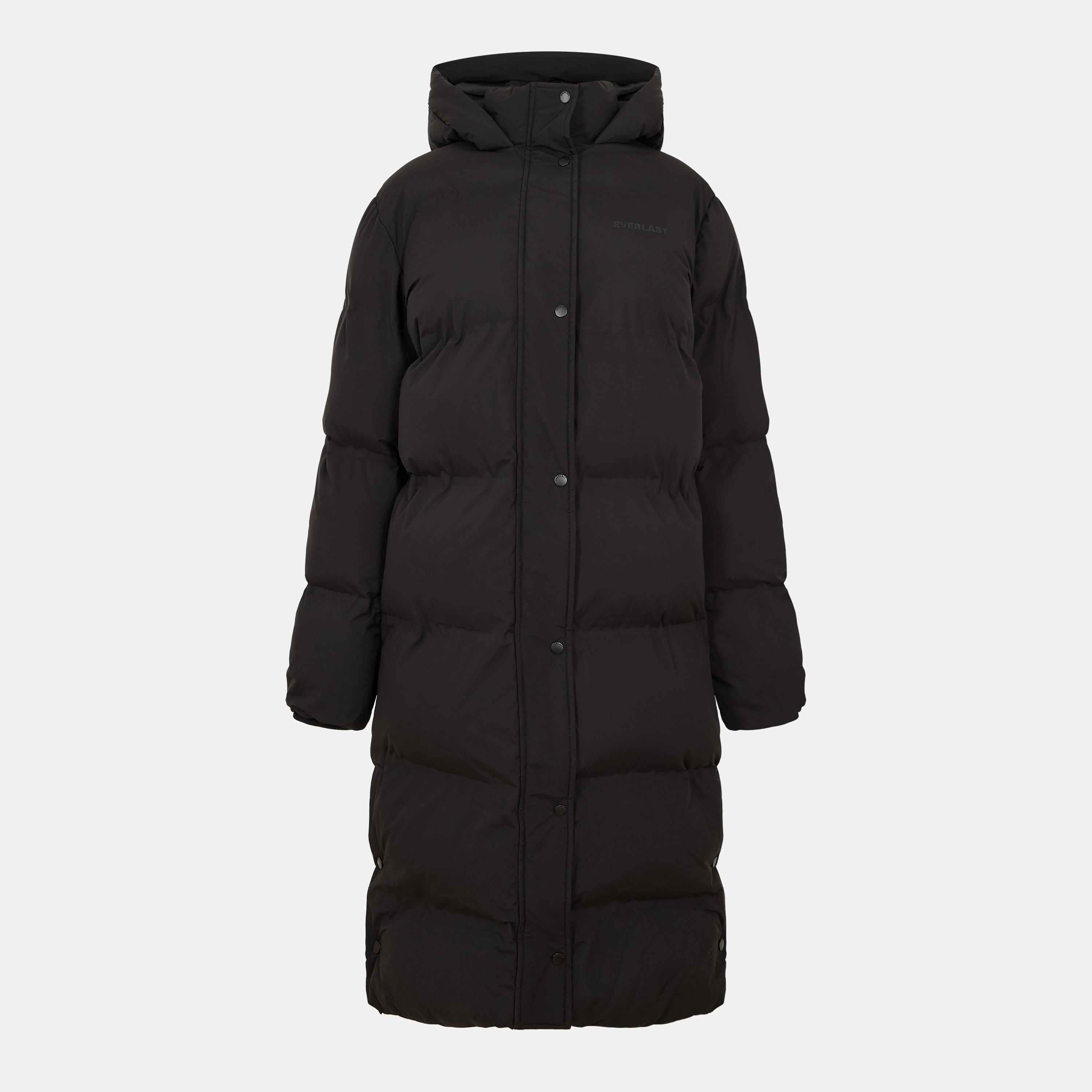 Everlast | Women's Waterproof Windproof Hooded Long Sleeve Short Puffer ...