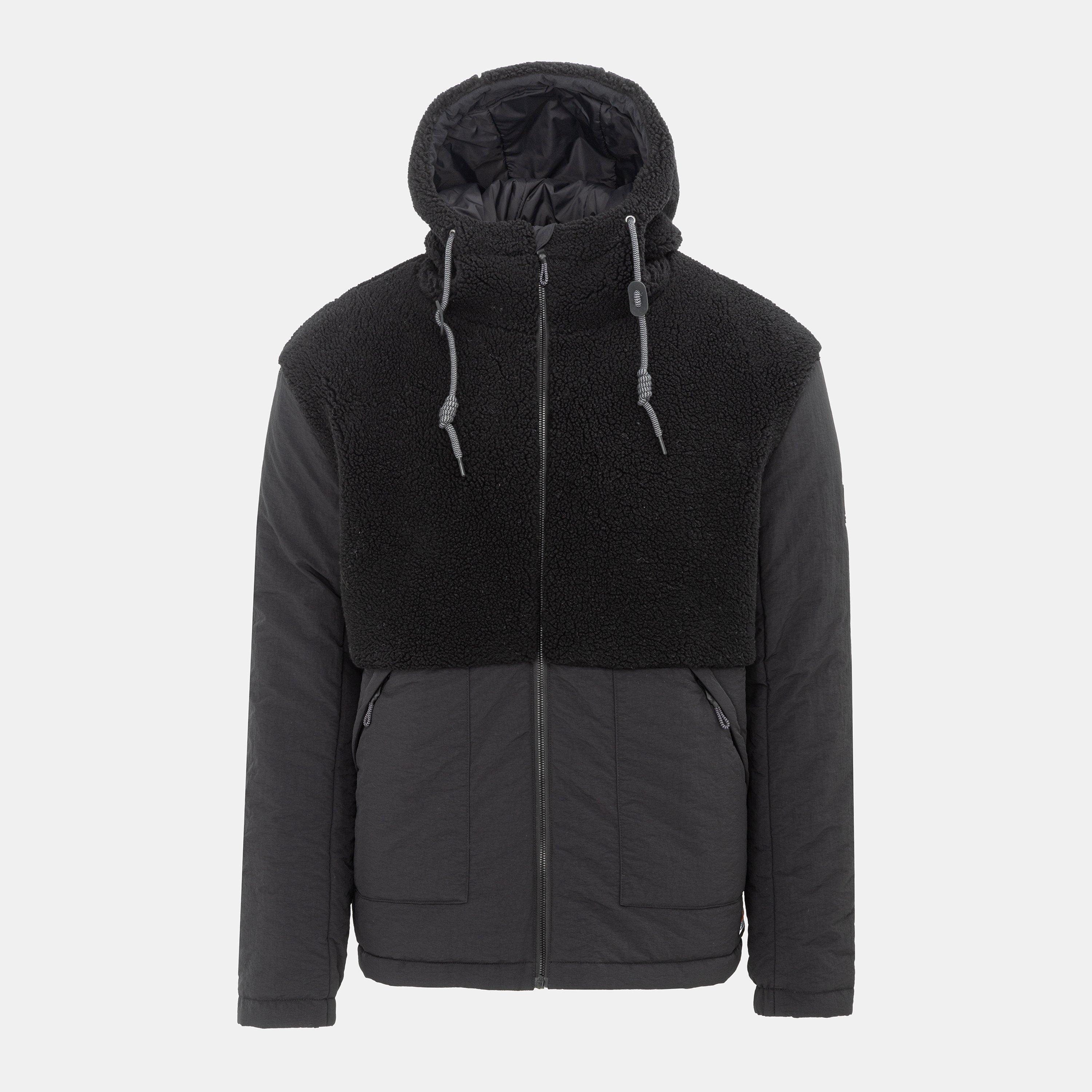 SoulCal Men's Soul Sherpa Hooded Long Sleeve Hybrid Jacket | USC