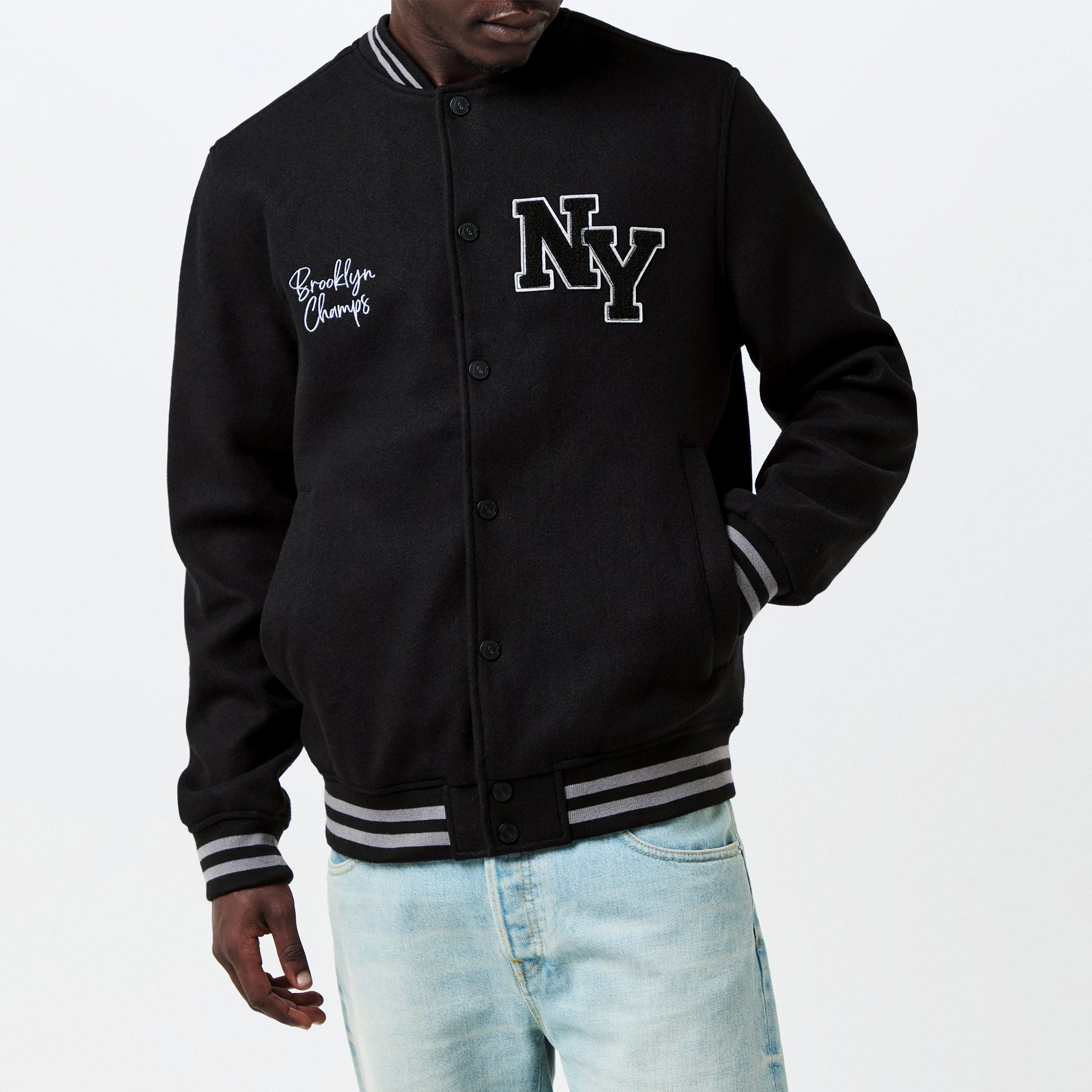Threadbare | Champ Varsity Bomber Jacket Mens | Quilted Jackets ...