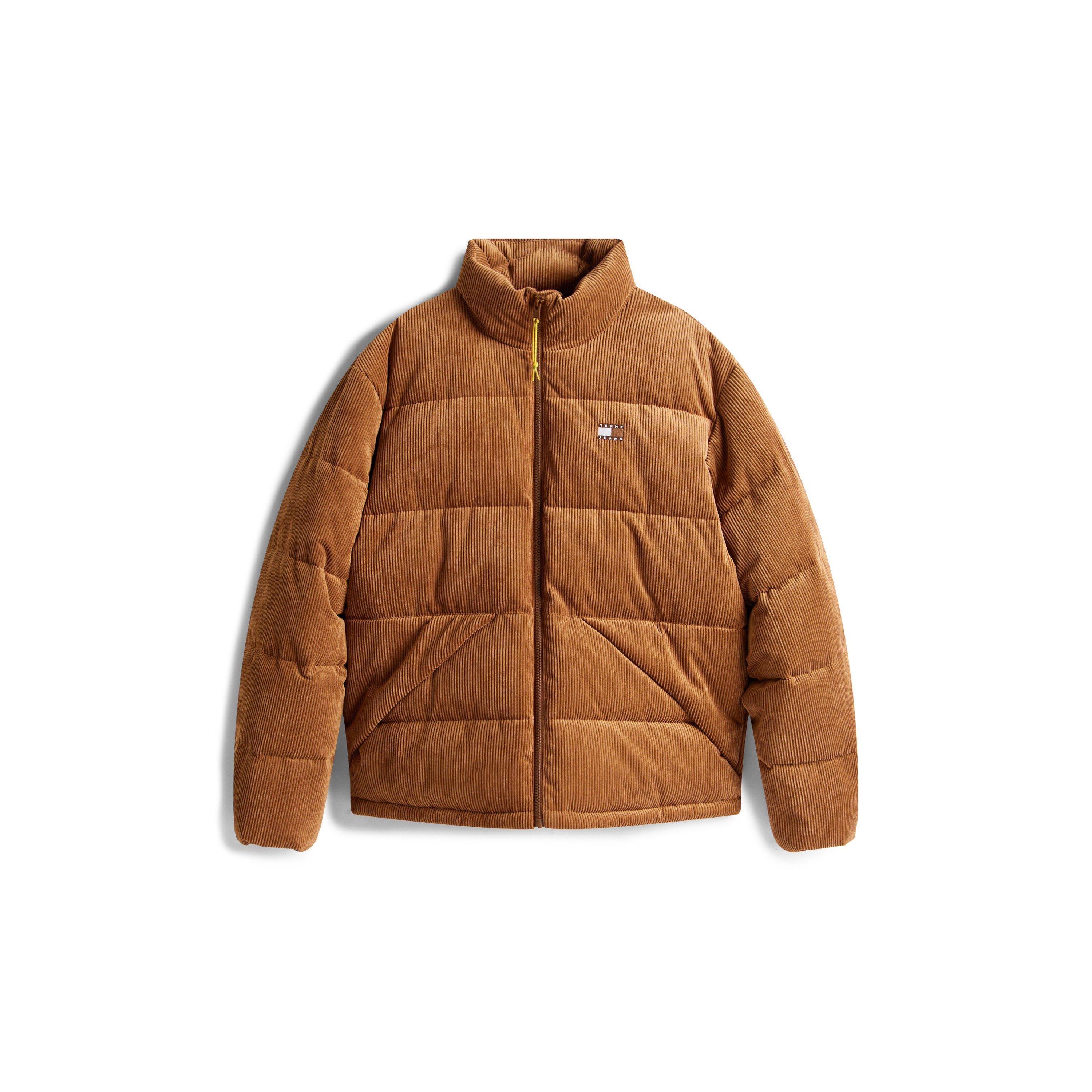 Tommy Jeans Men's TJ Cord Shorts Quilted Insulated Short Puffer Jacket ...