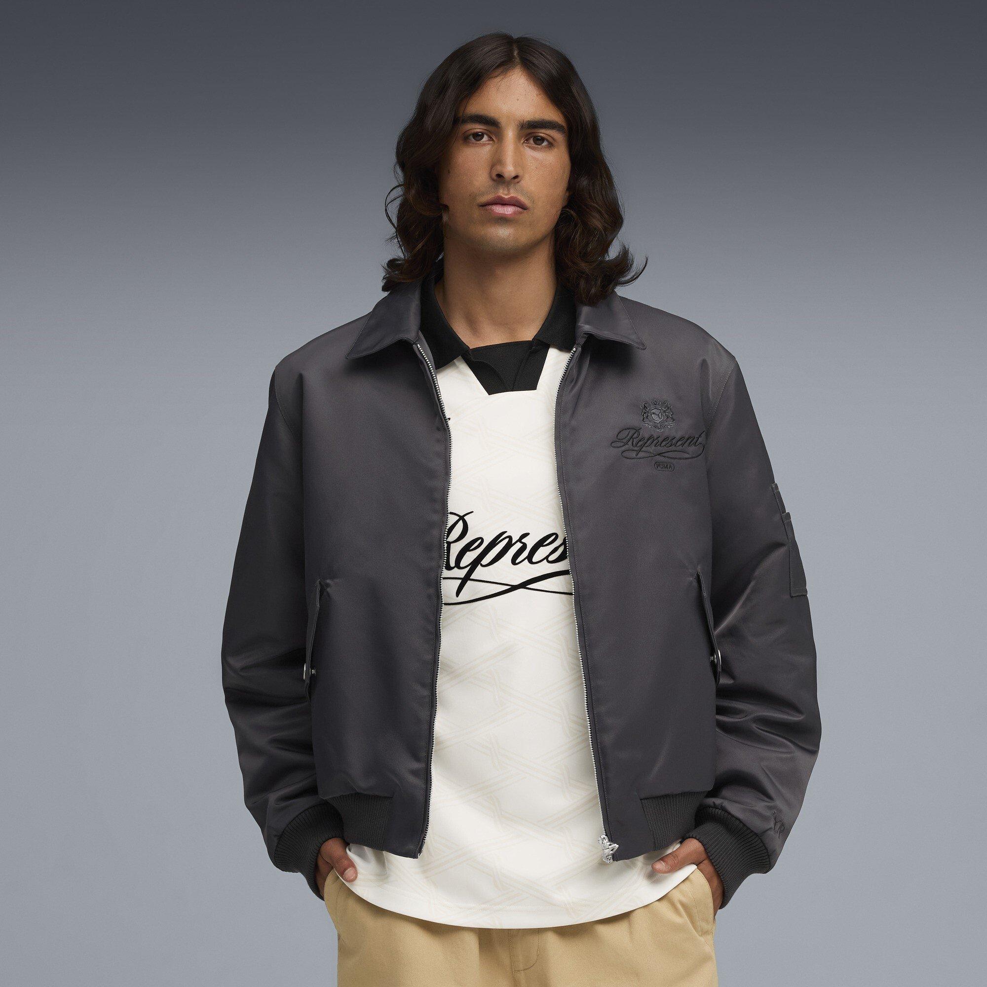 PUMA x Represent | Men's Long Sleeve Zip Bomber Jacket | Bomber Jackets ...