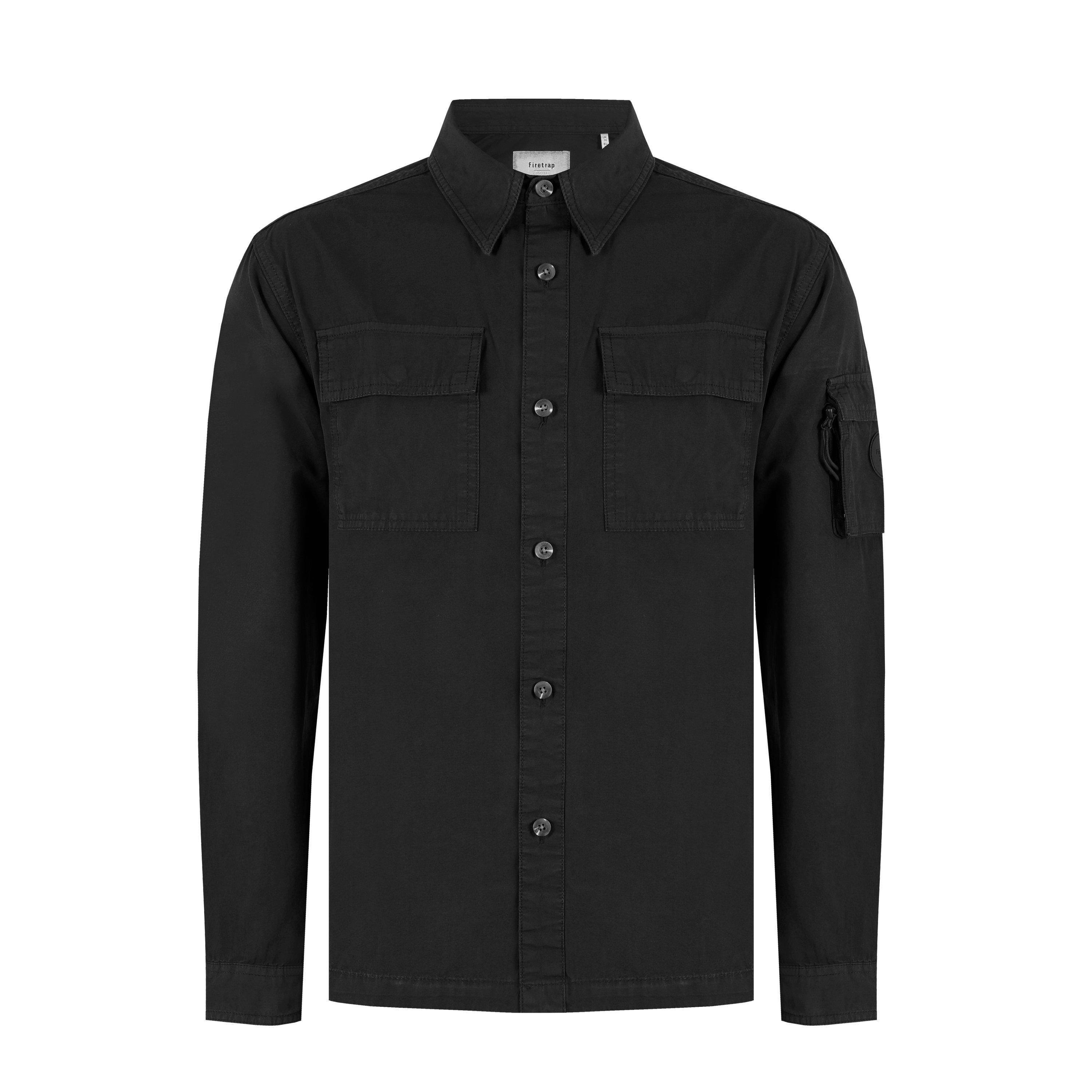Firetrap Men's Andor Cotton Long Sleeve Utility Overshirt | FRASERS