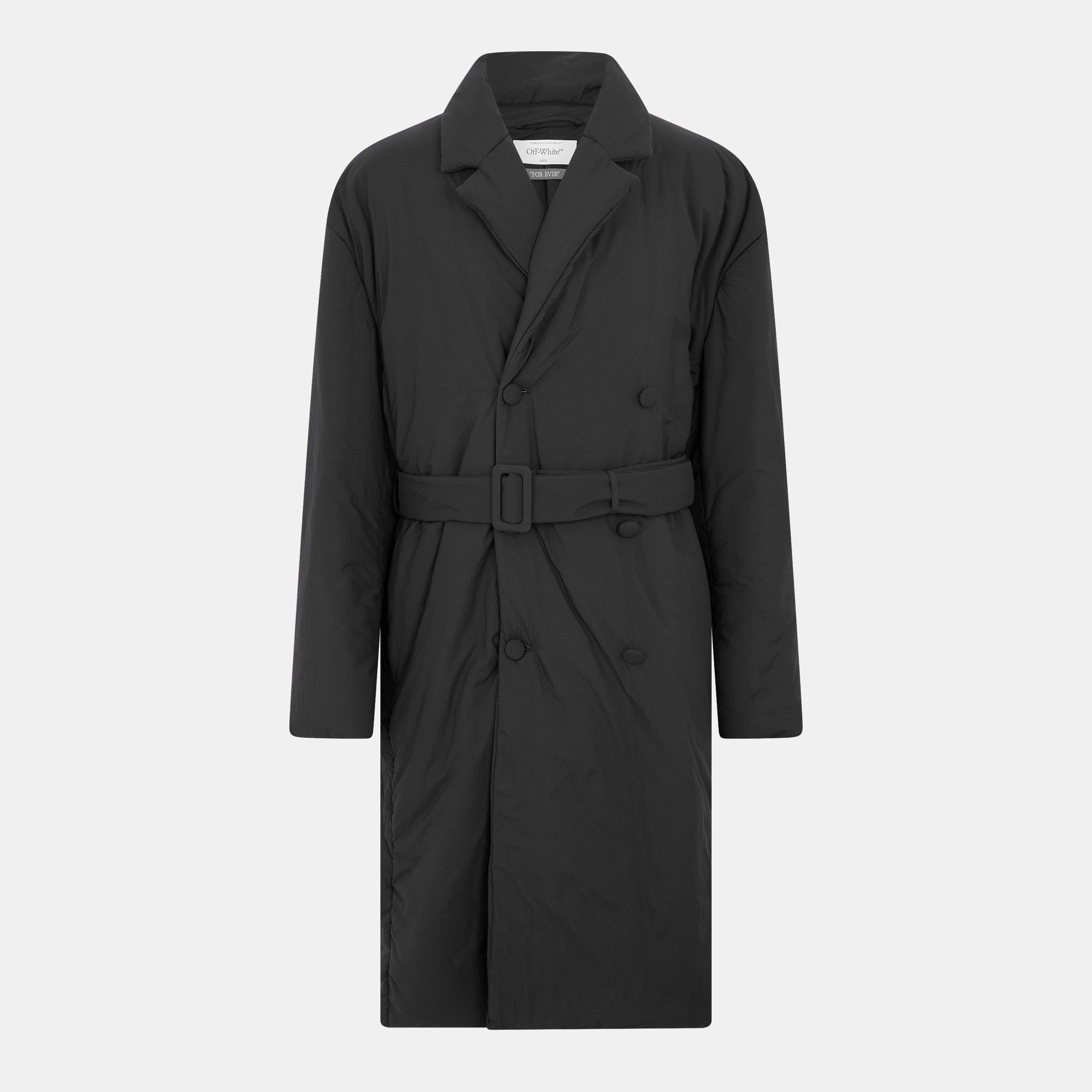 Off White | Men's Off-White Modern Cut Overcoat | Overcoats | FRASERS