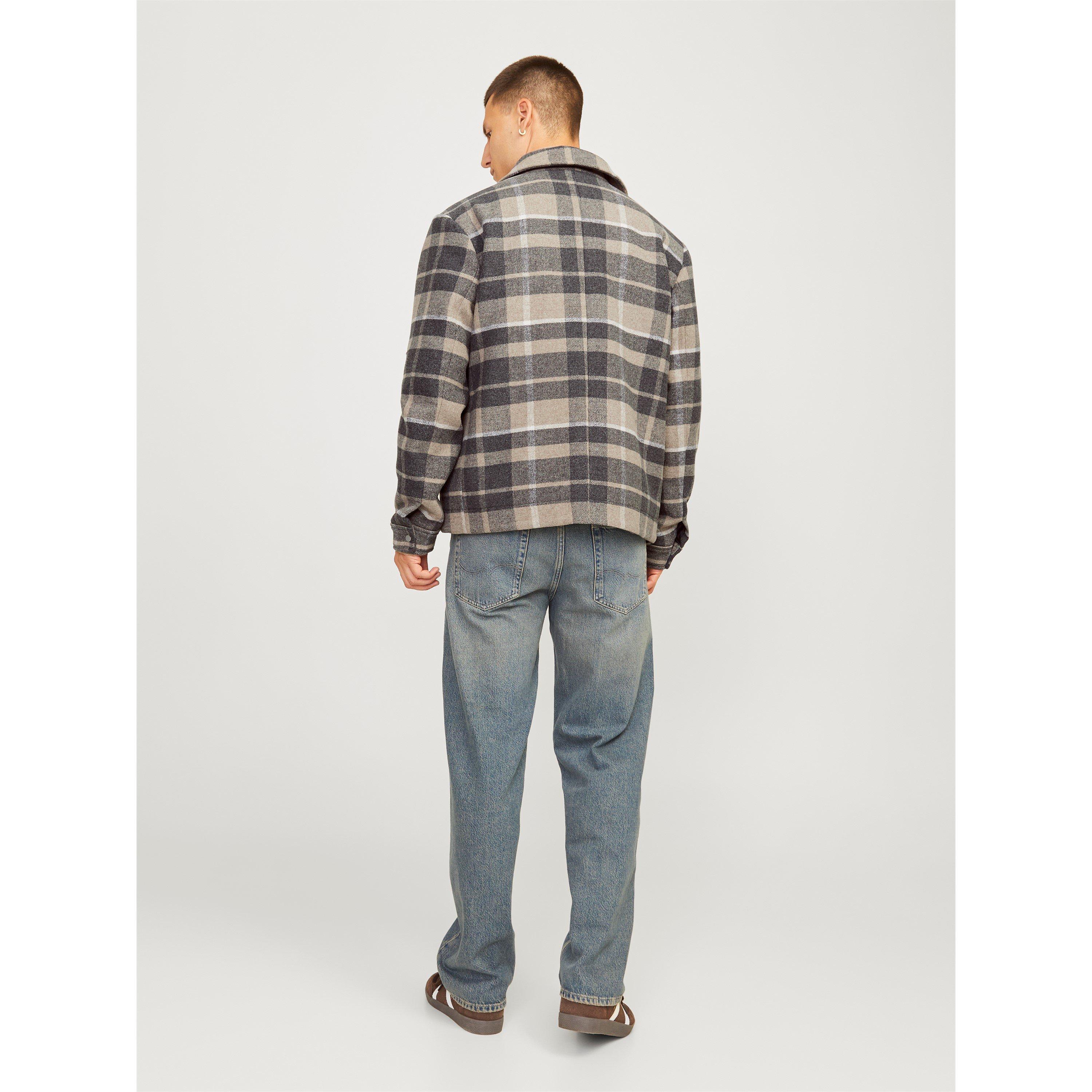 Jack and Jones Men's Russel Long Sleeve Tailored Fit Overshirt | Sports ...