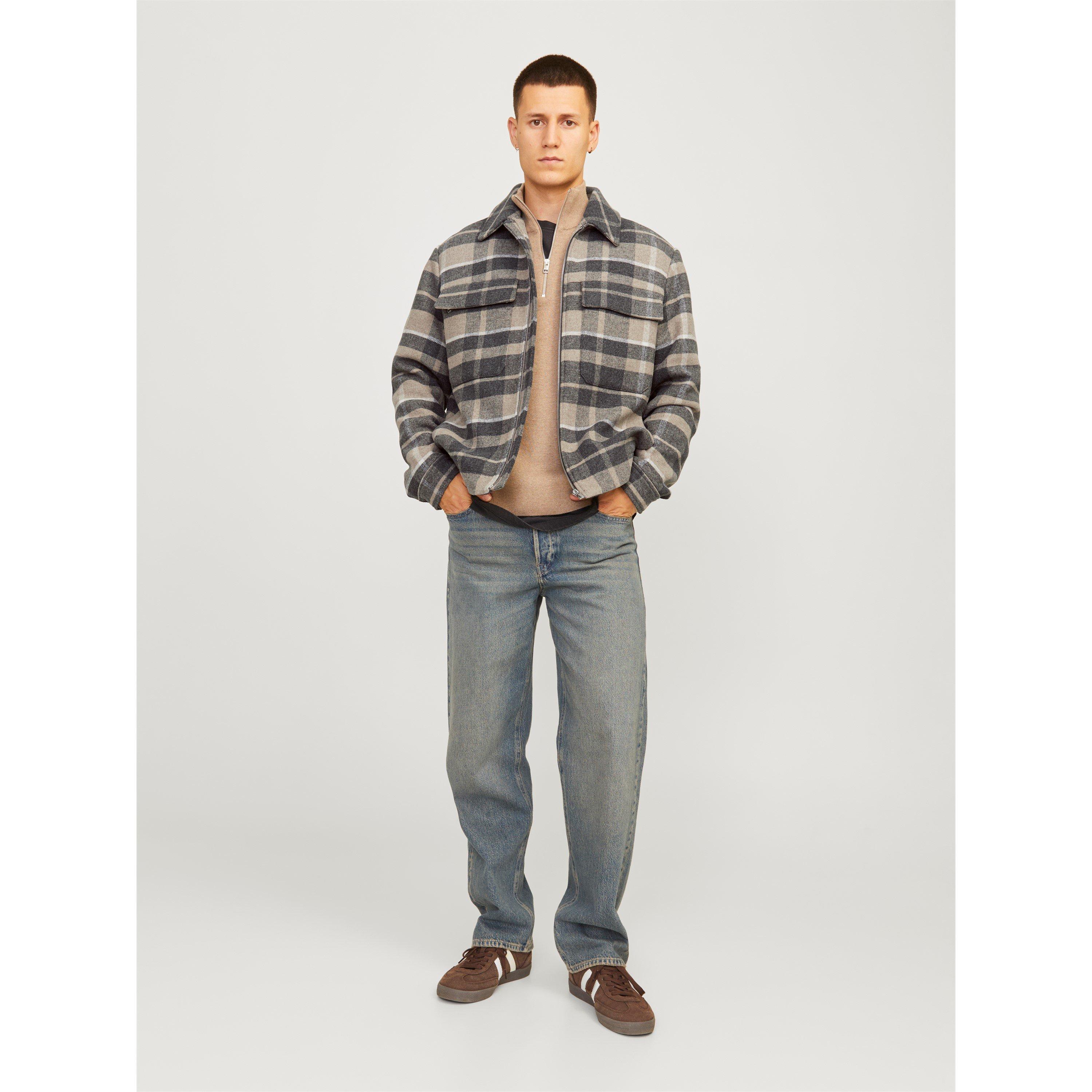 Jack and Jones Men's Russel Long Sleeve Tailored Fit Overshirt | USC