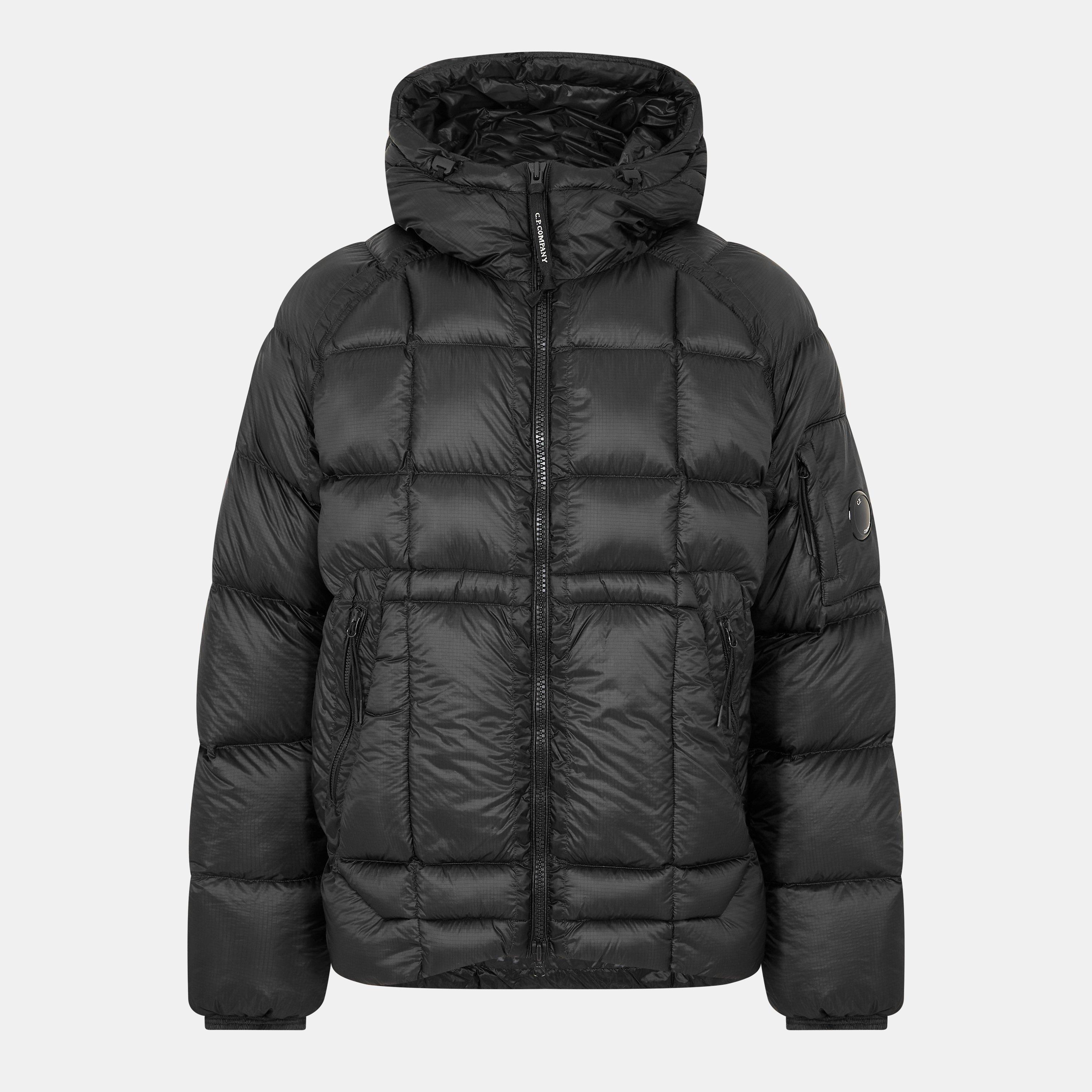 CP Company | Men's DD Shell Medium Down Hip Length Hooded Medium Puffer ...