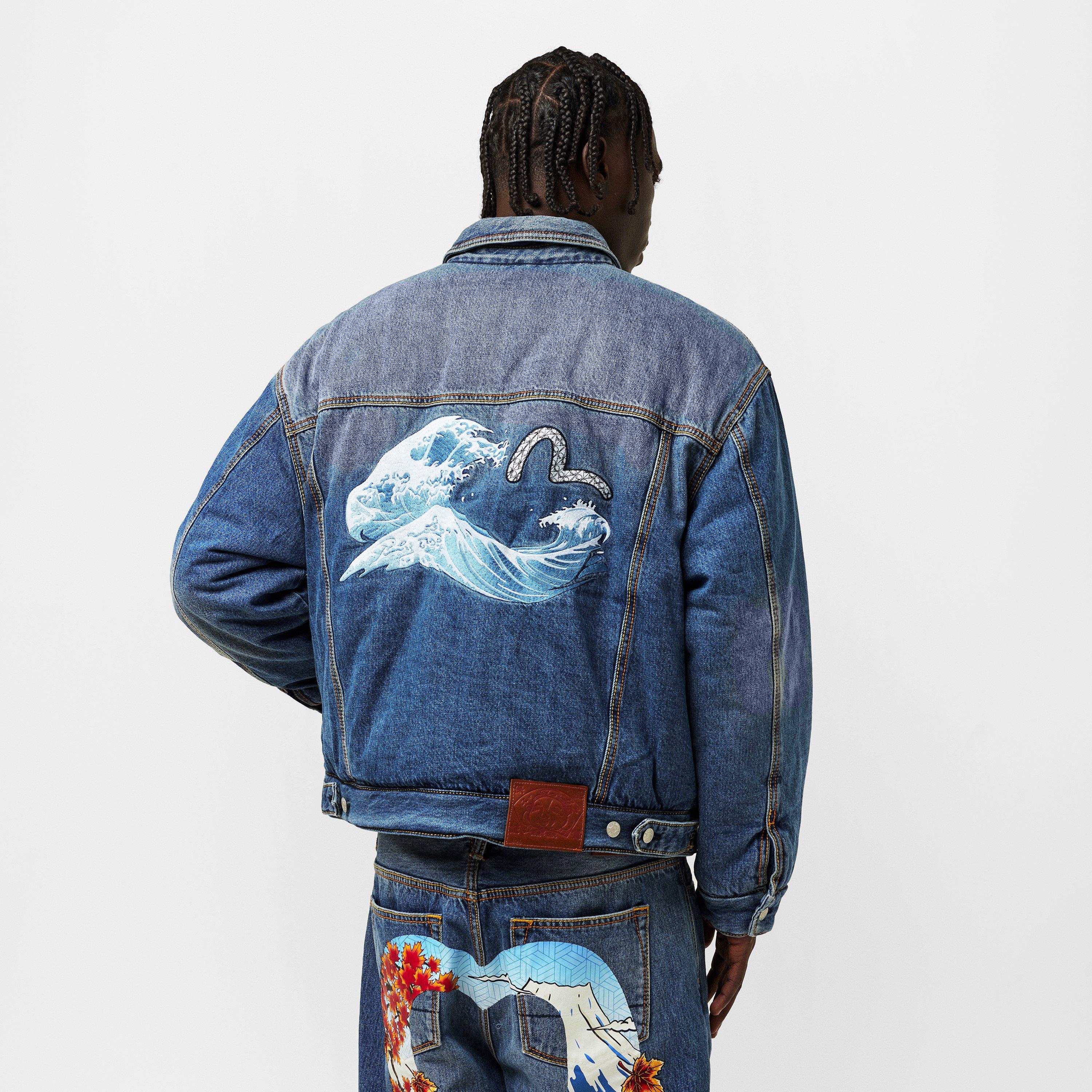 Moose Knuckles | Mens x Evisu Denim Jacket | Denim Jackets | Cruise Fashion