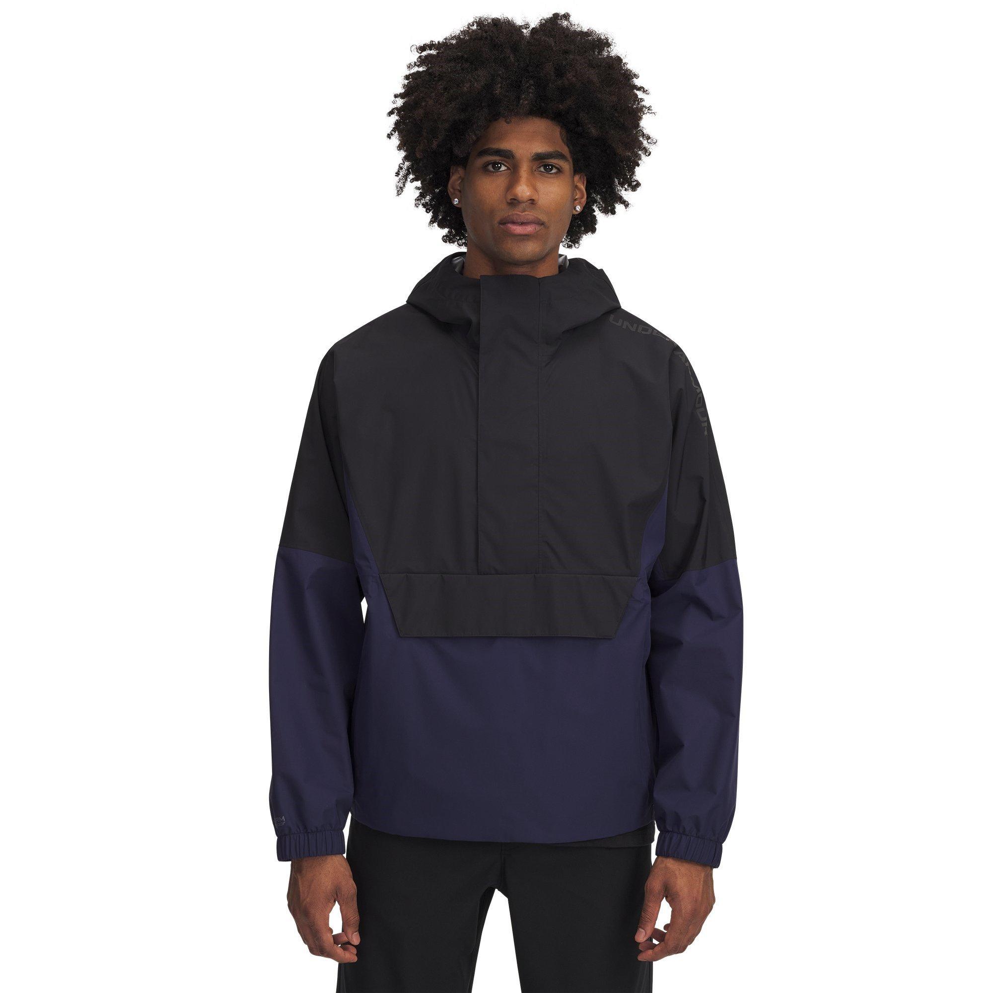 Under Armour Men's Cloudstrike Waterproof Half-Zip Packable Rain Anorak ...