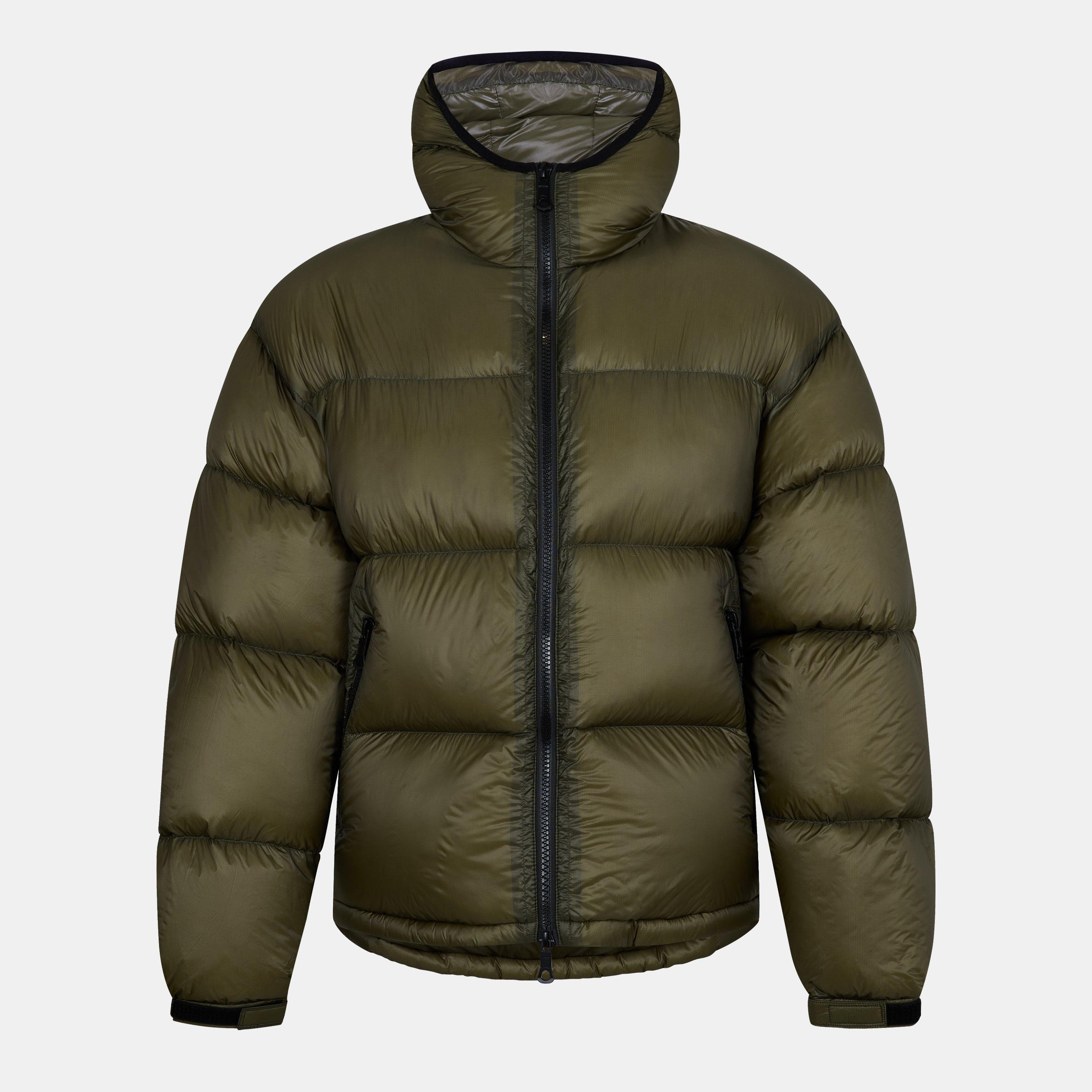 MKI | Mens Translucent Hooded Bubble Jacket | Medium Puffer Jackets ...