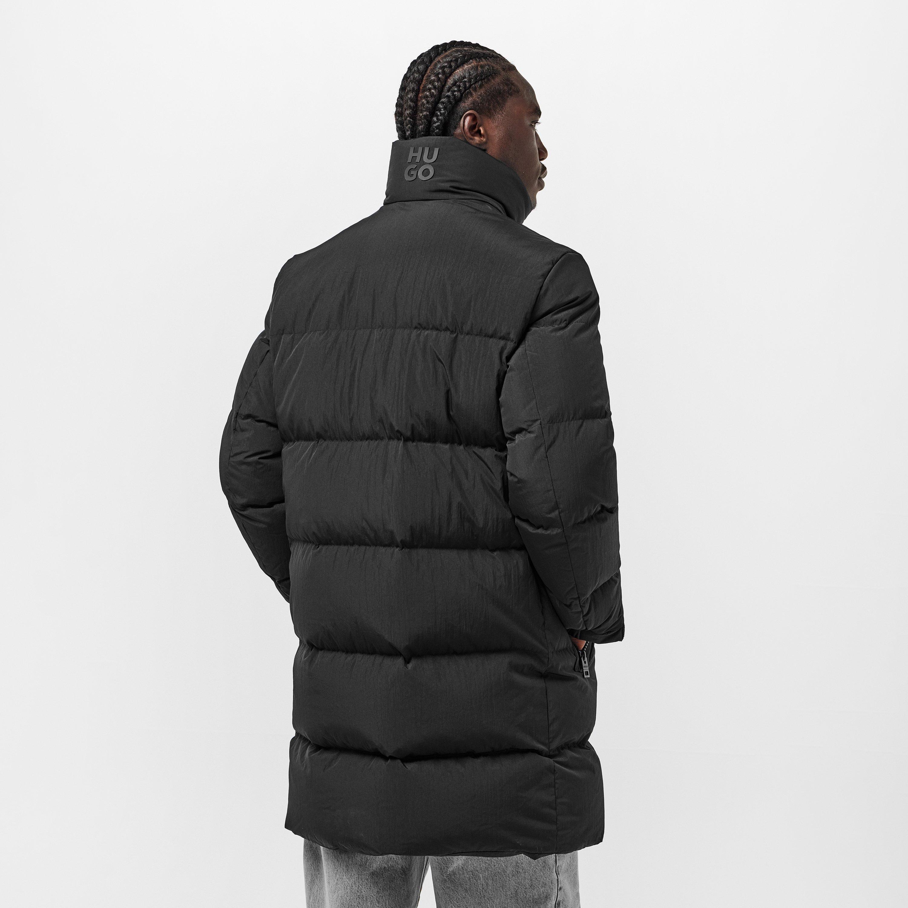 Hugo | Logo Puffer Jacket | Long Puffer Jackets | USC