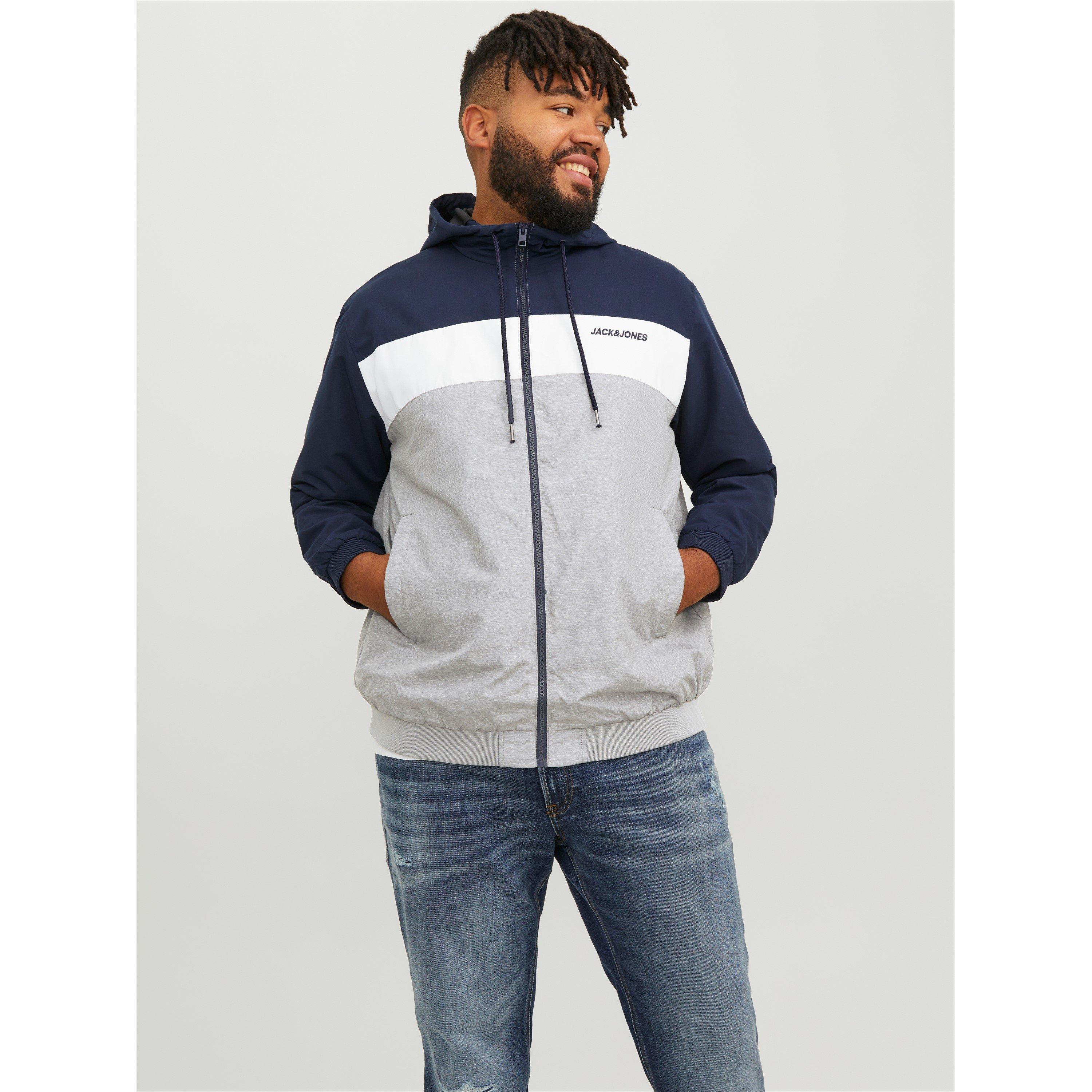 Jack and Jones PLUS Men's Midweight Bomber Jacket | FRASERS