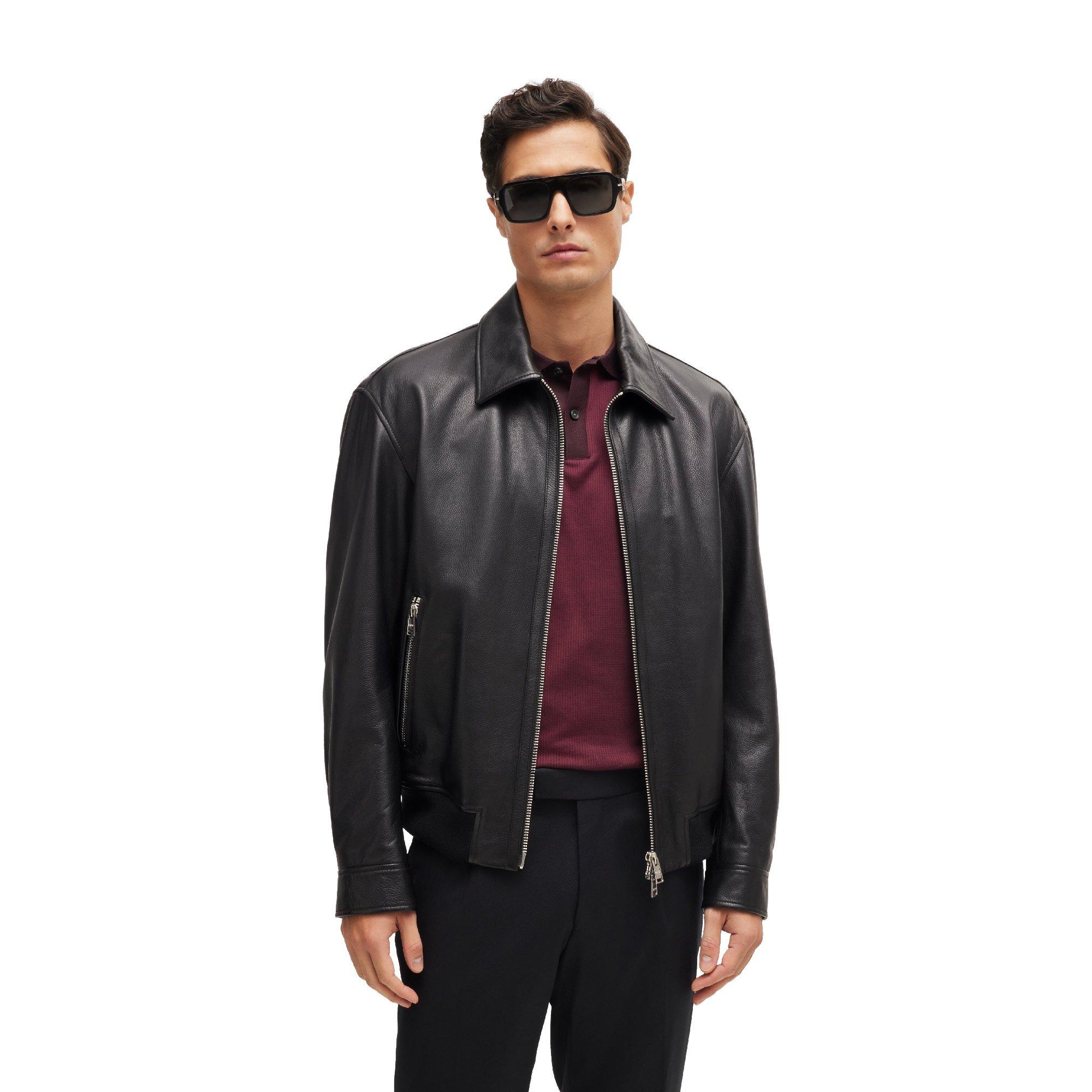 Boss | C-Merwyn 10261962 01 Leather Jacket Mens | Leather Jackets ...
