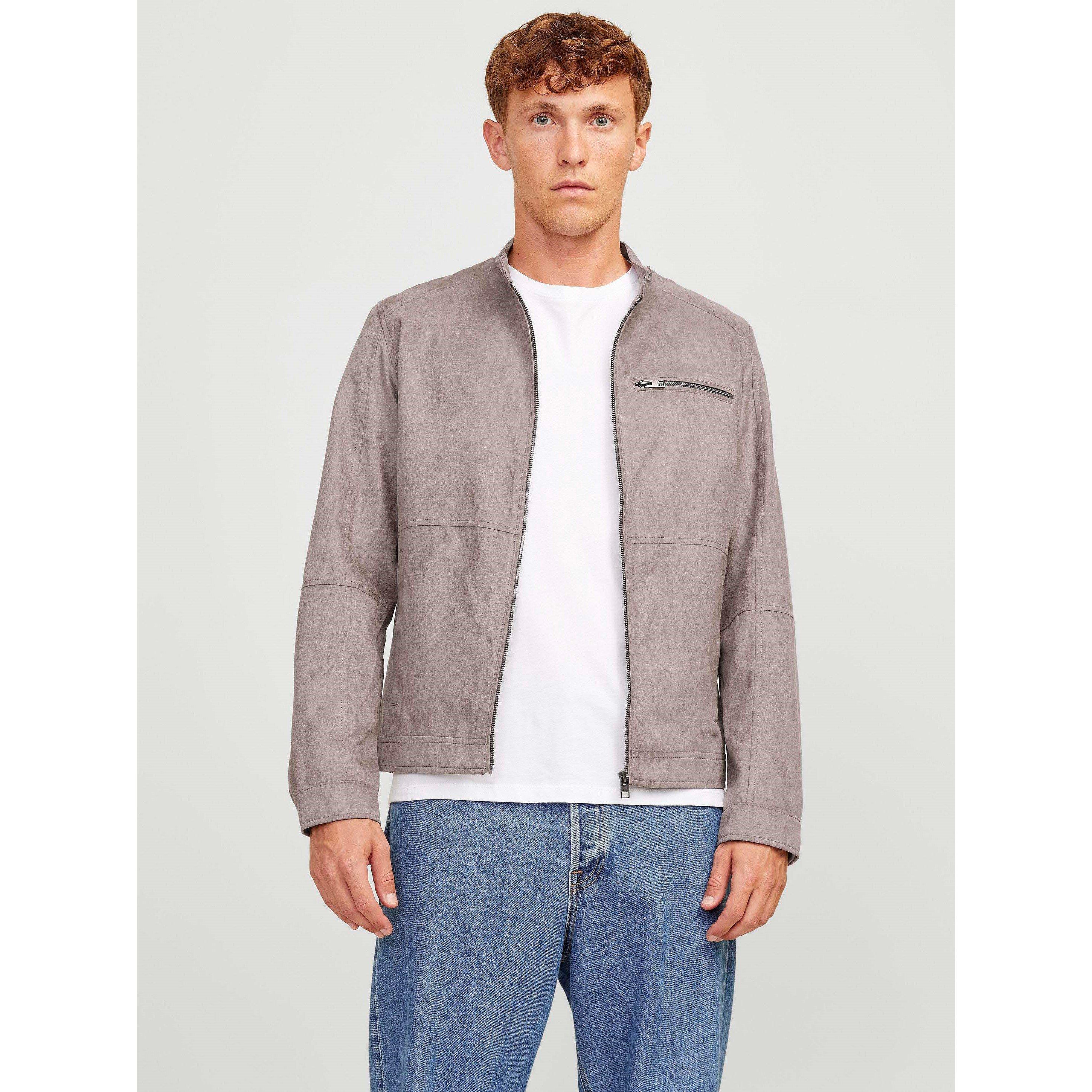 Jack and Jones | Dylan Biker Jacket Mens | Faux Leather Jackets | FRASERS