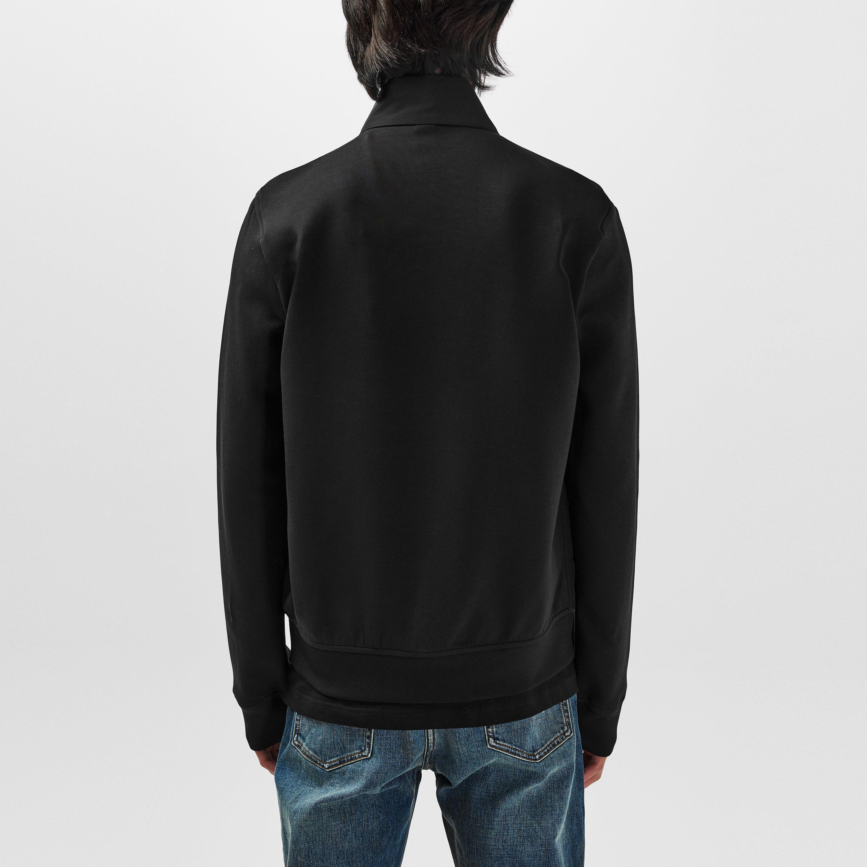 PS Paul Smith | Men's Sports Stripe Mixed Media Hybrid Jacket | Hybrid ...