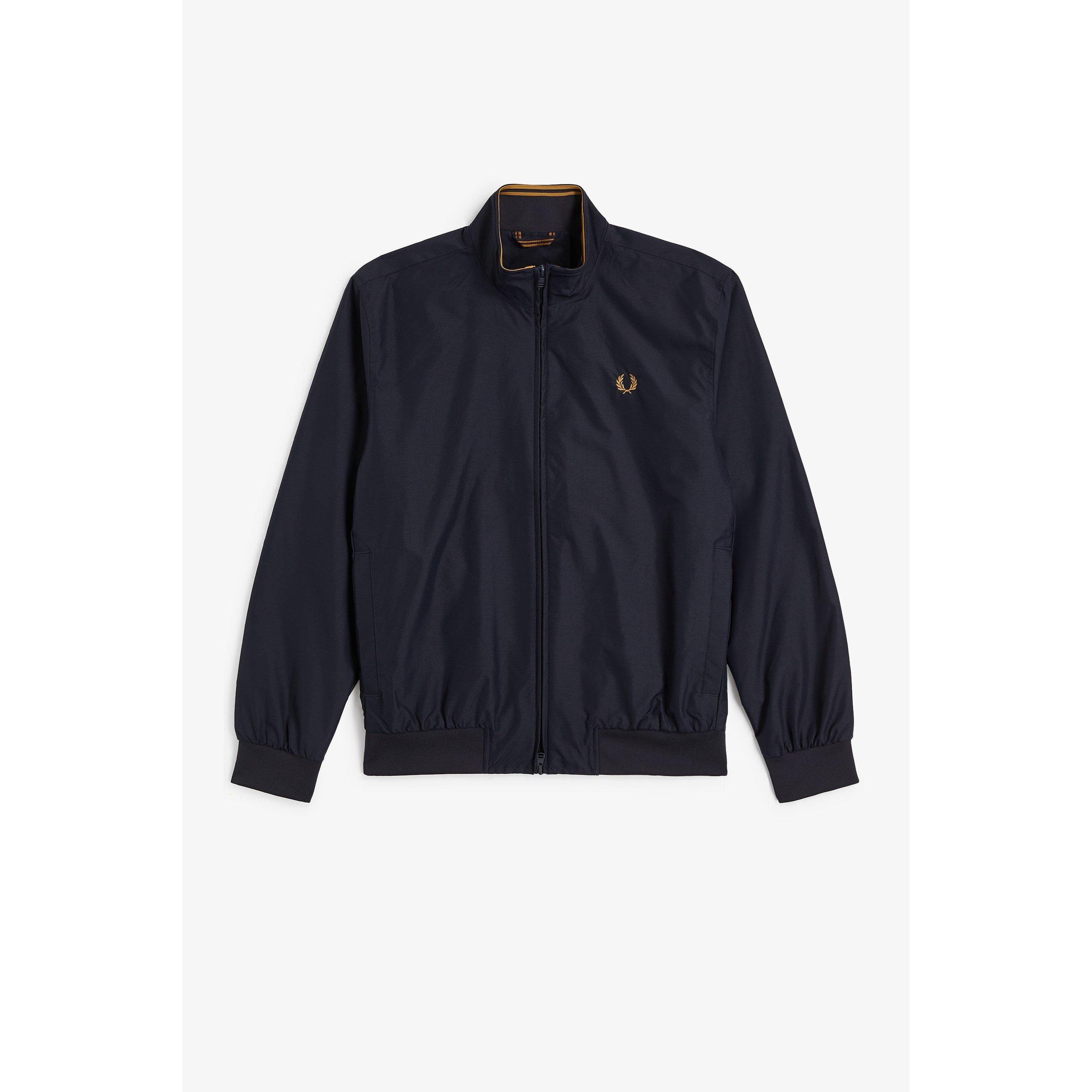 Fred Perry Mens Brentham Cotton Long Sleeve Harrington Jacket | Flannels