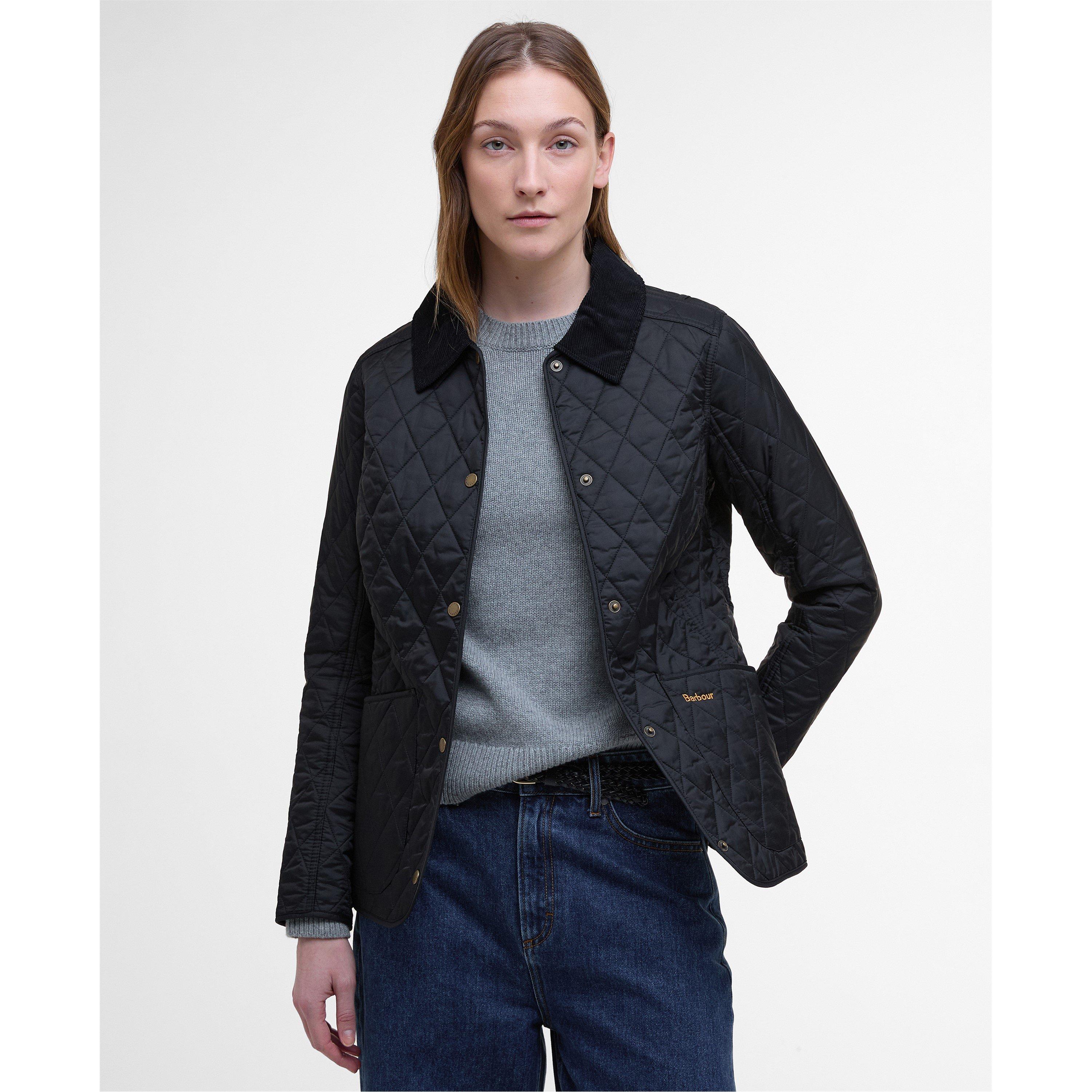 Barbour Womens Annandale Diamond Quilted Long Sleeve Hip Length Jacket ...