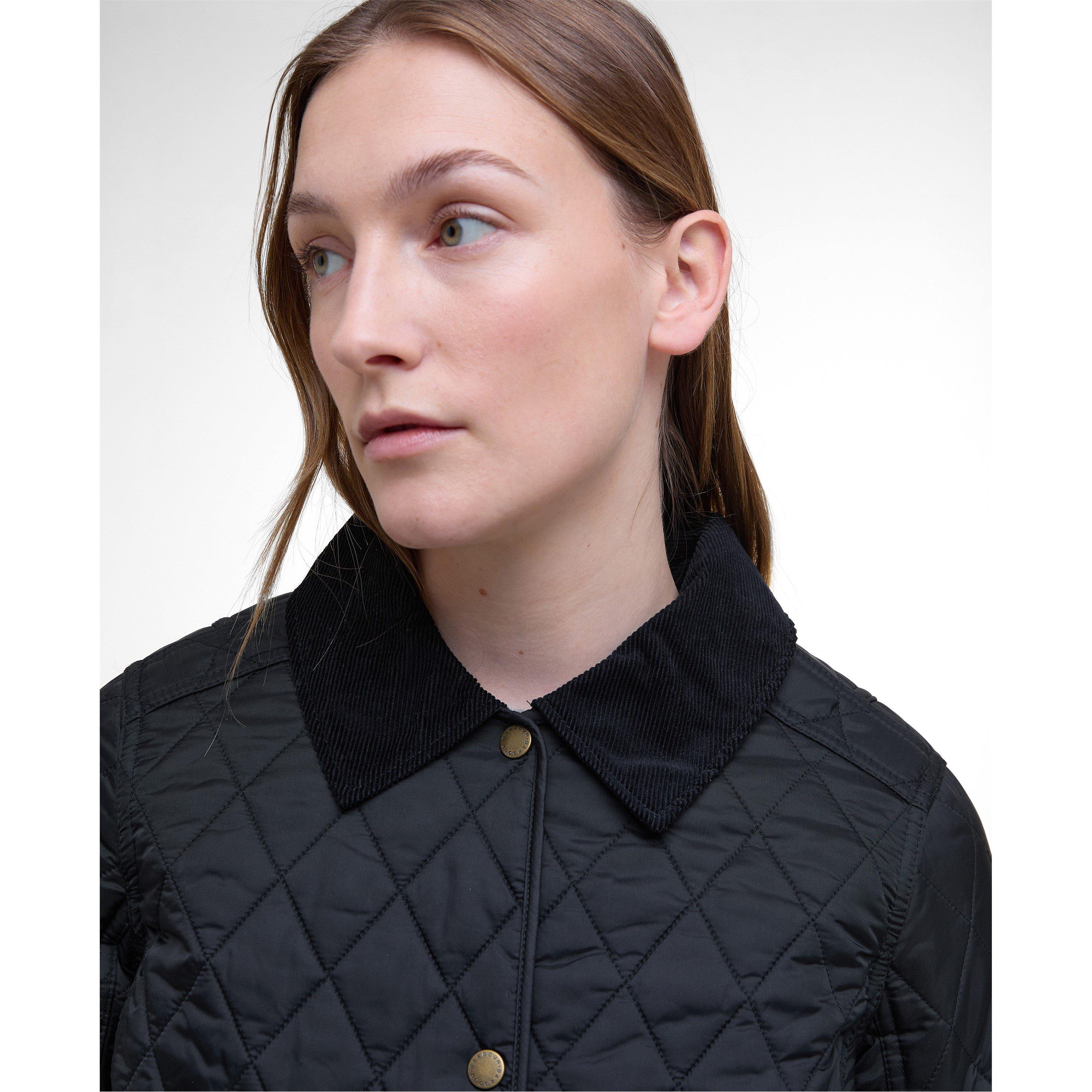 Barbour Womens Annandale Diamond Quilted Long Sleeve Hip Length Jacket ...