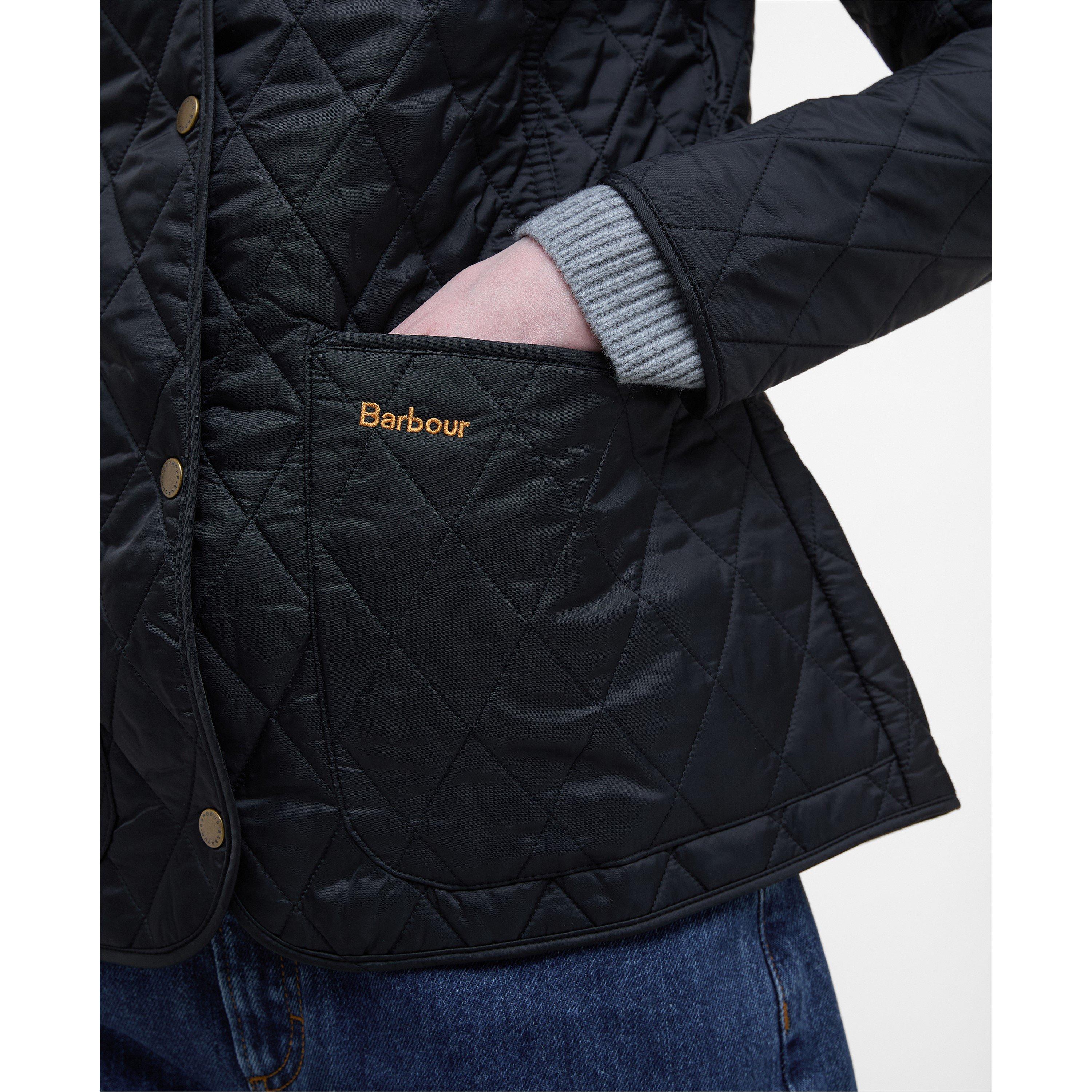 Barbour | Womens Annandale Diamond Quilted Long Sleeve Hip Length ...
