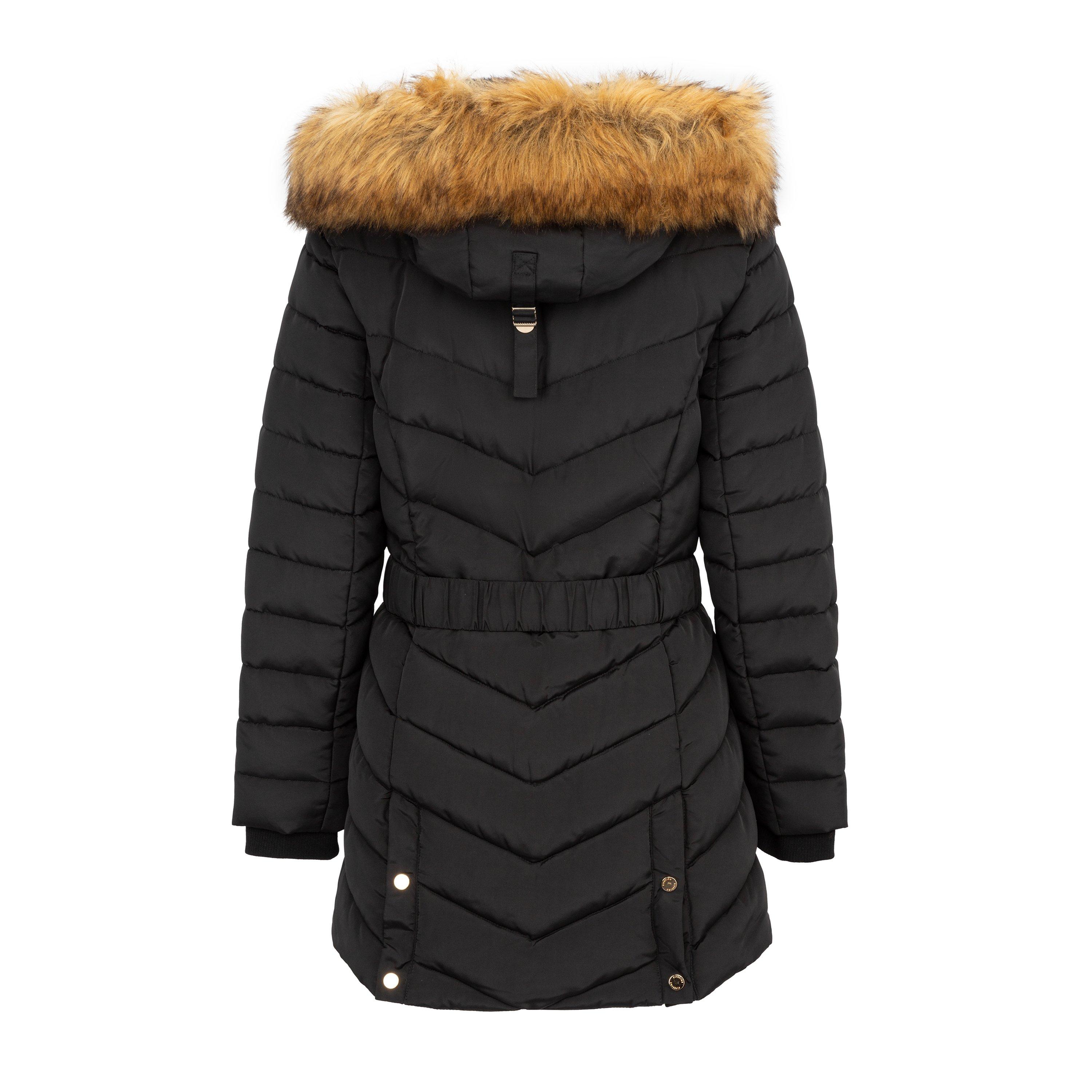 Firetrap Womens Waterproof Long Sleeve Mid-Length Puffer Jacket | USC