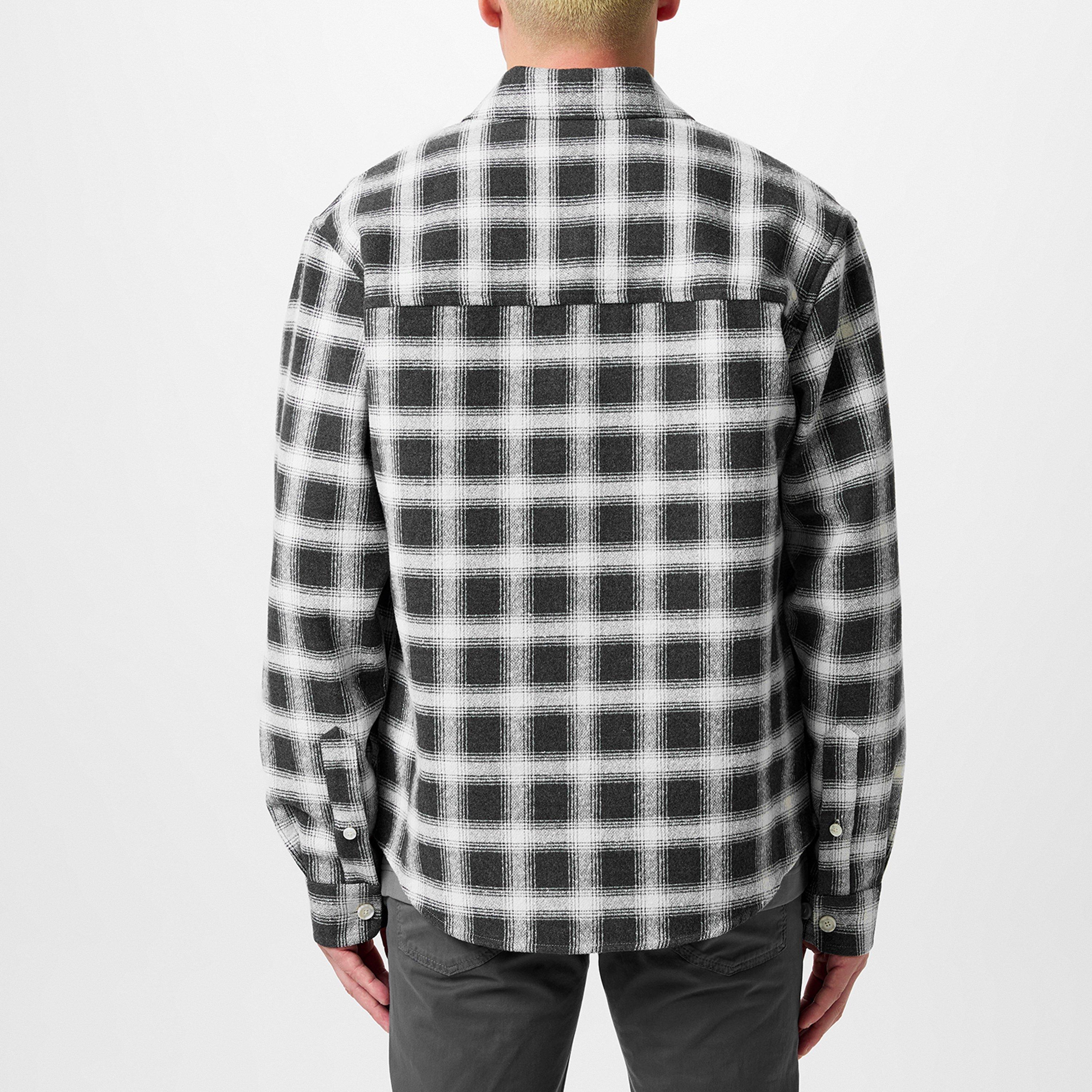 Boss Black | Men's C Owen Flannel Check Long Sleeve Overshirt ...