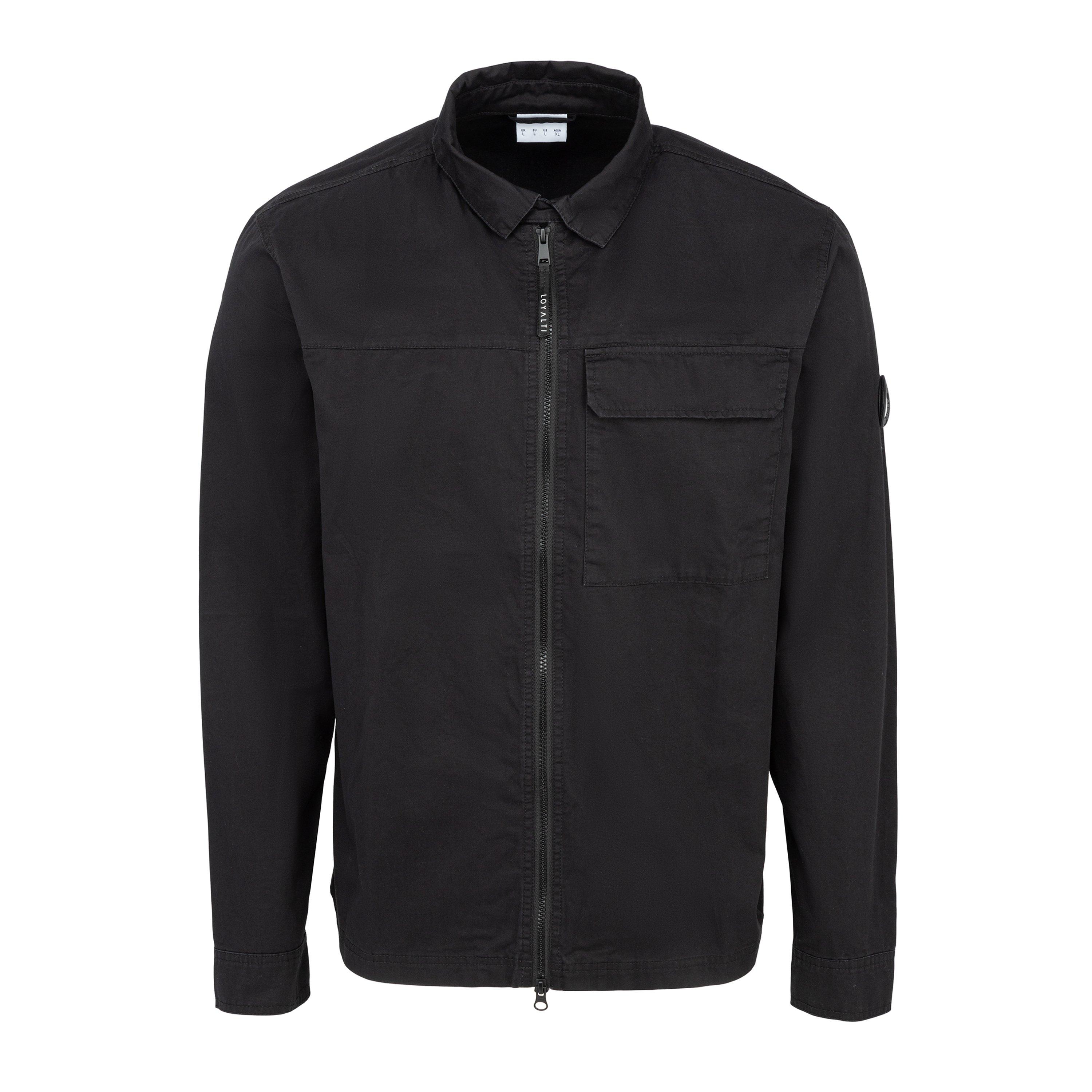 Loyalti Men's Manny Cotton Long Sleeve Full Zip Overshirt | USC