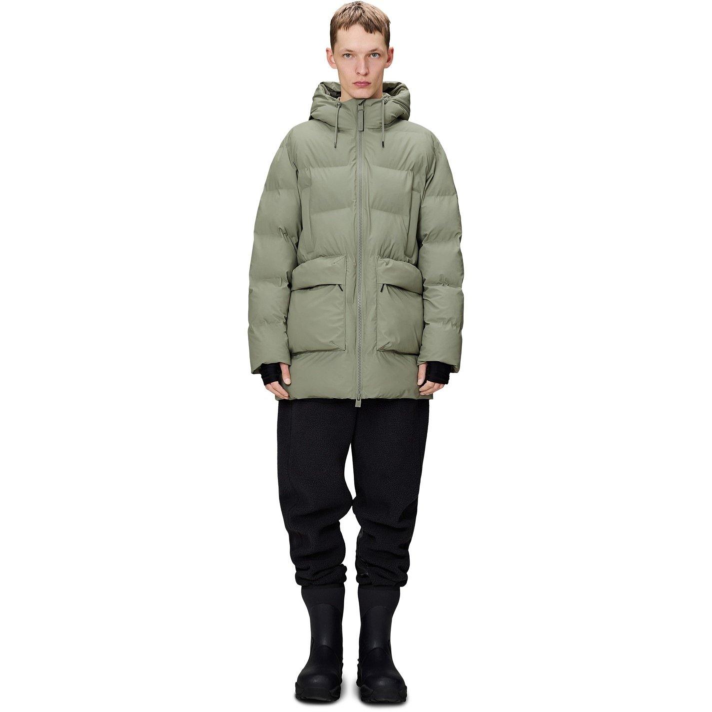 Rains Men's Alta Waterproof Long Puffer Jacket | FRASERS