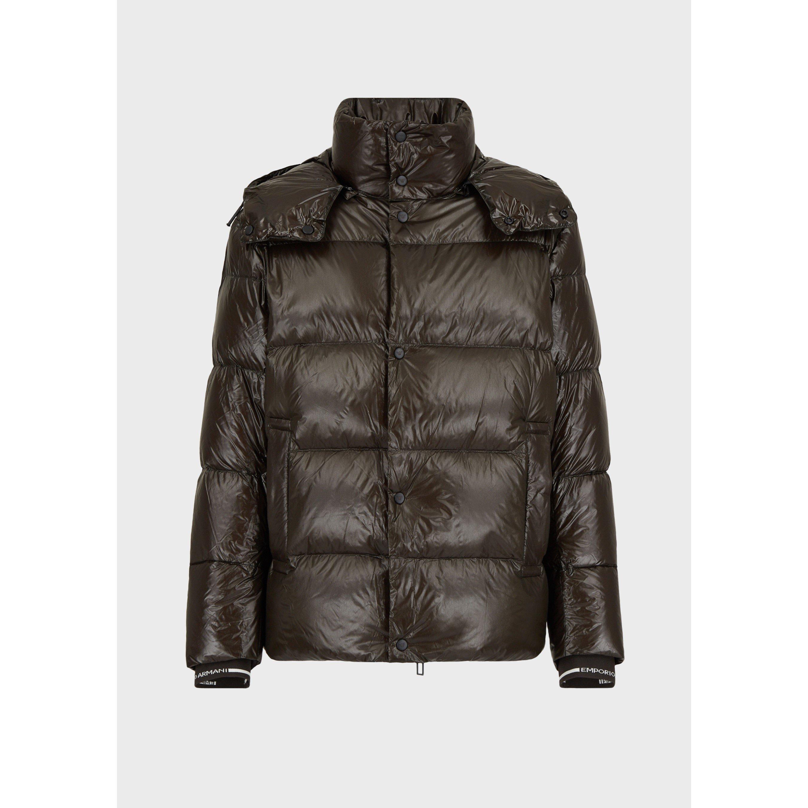 Puffer jacket armani store