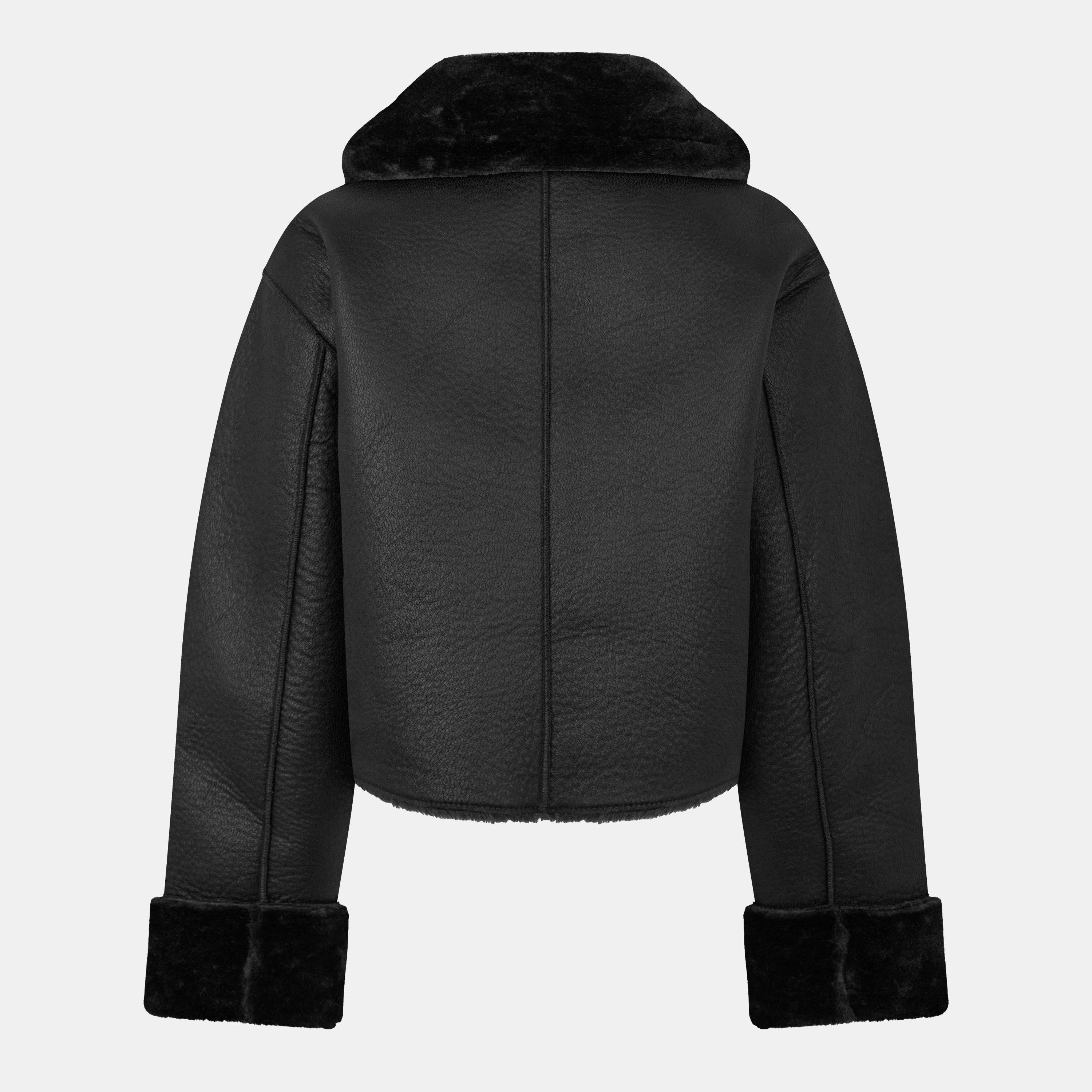Jack Wills | Reverse Structured Shearling Jacket | Shearling Jackets ...