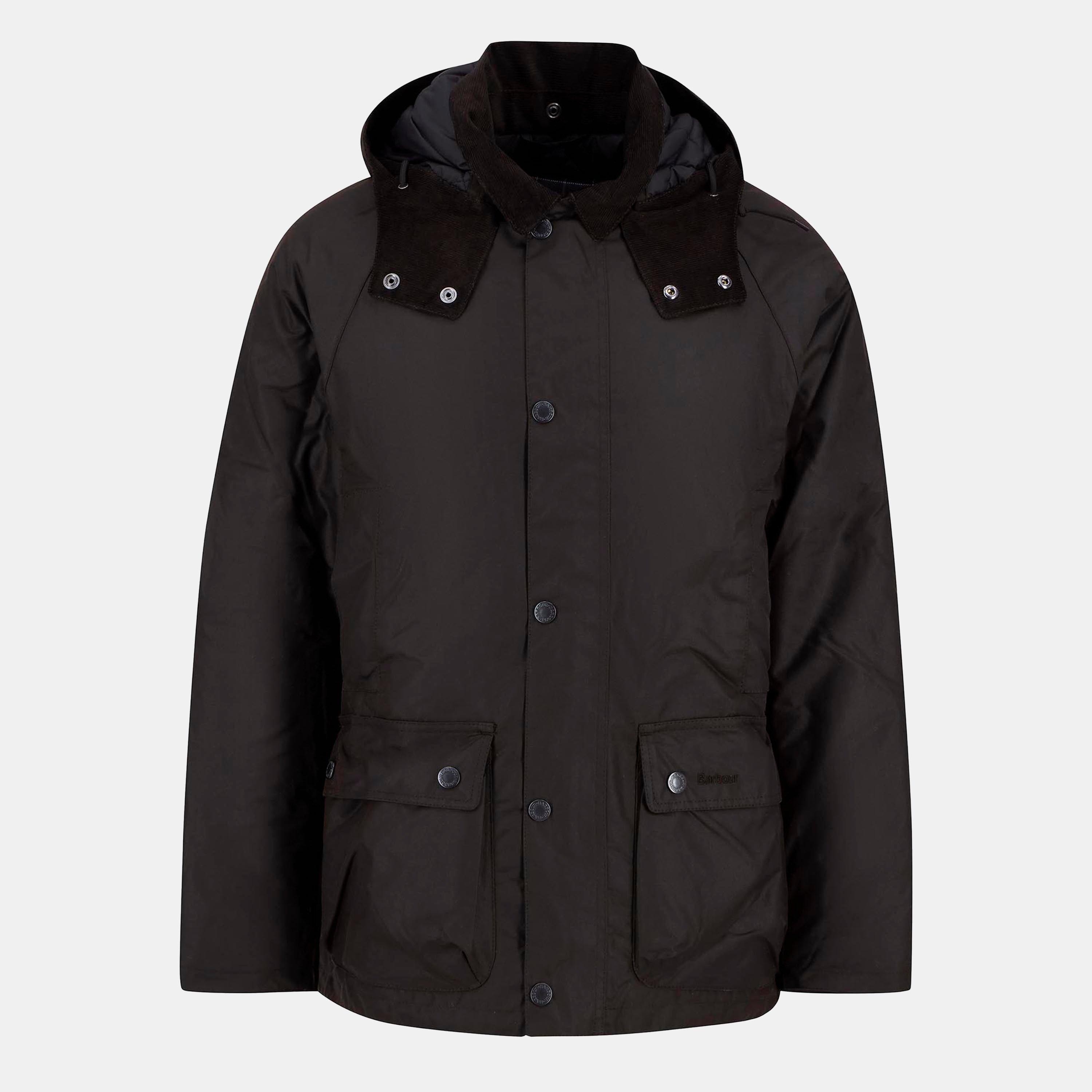 Barbour Men's Modern Beaufort Quilted Hooded Full Zip Wax Jacket | FRASERS