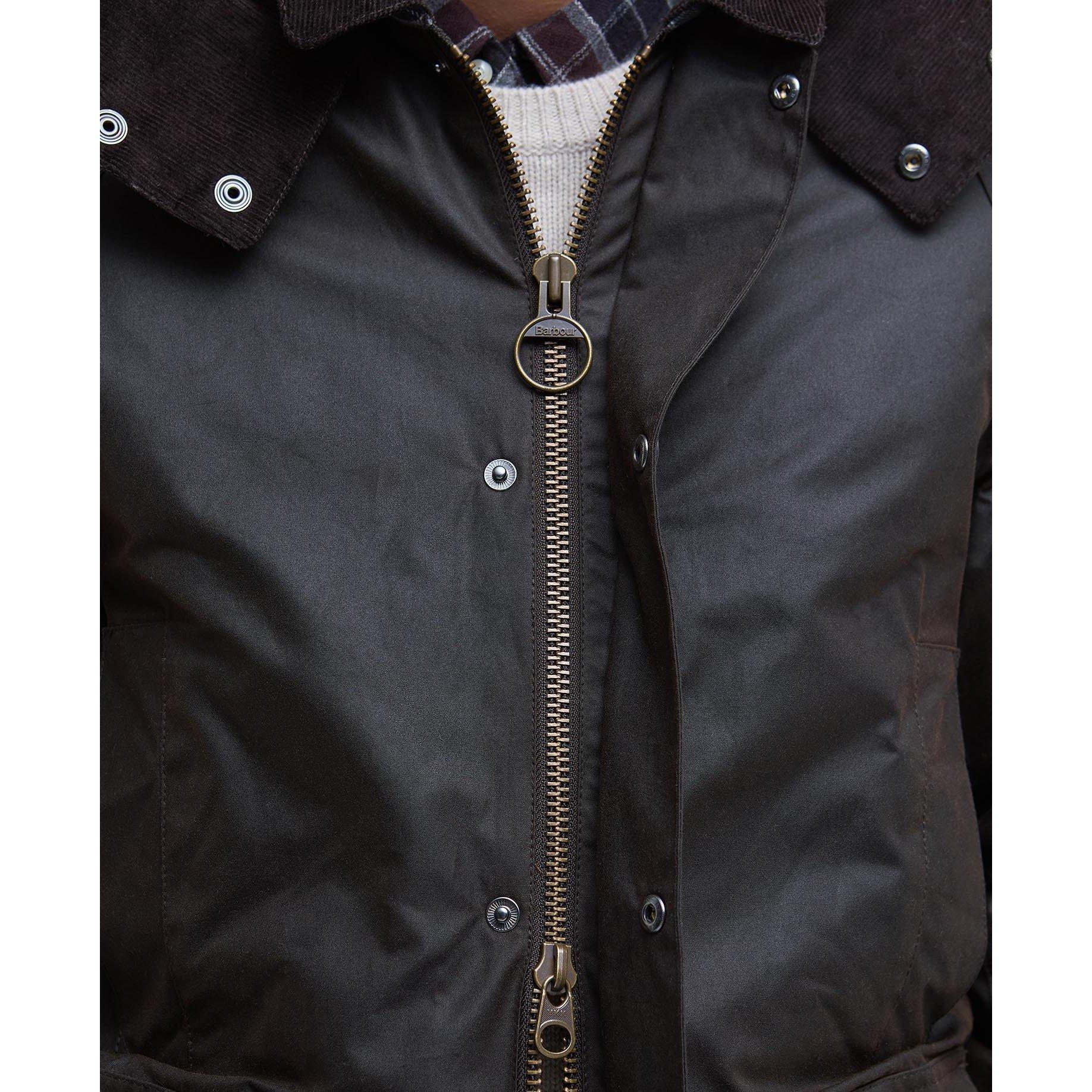 Barbour Men's Modern Beaufort Quilted Hooded Full Zip Wax Jacket | FRASERS