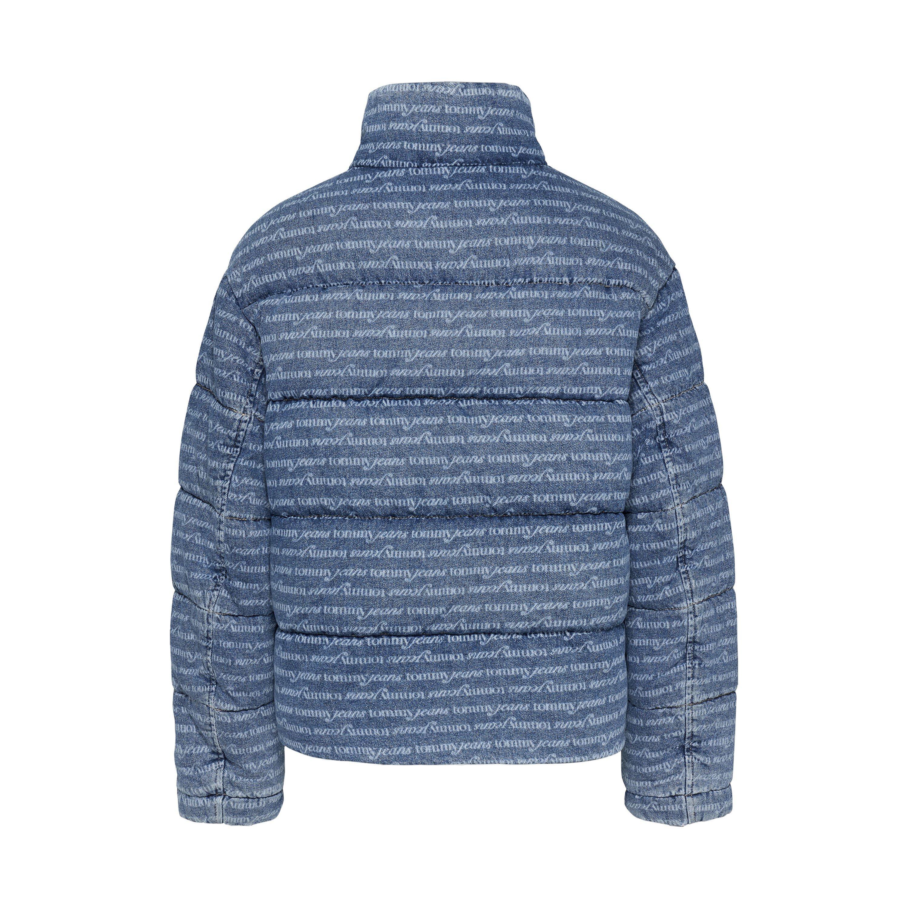 Tommy Jeans | DENIM PUFFER JACKET AI6054 | Short Puffer Jackets | USC